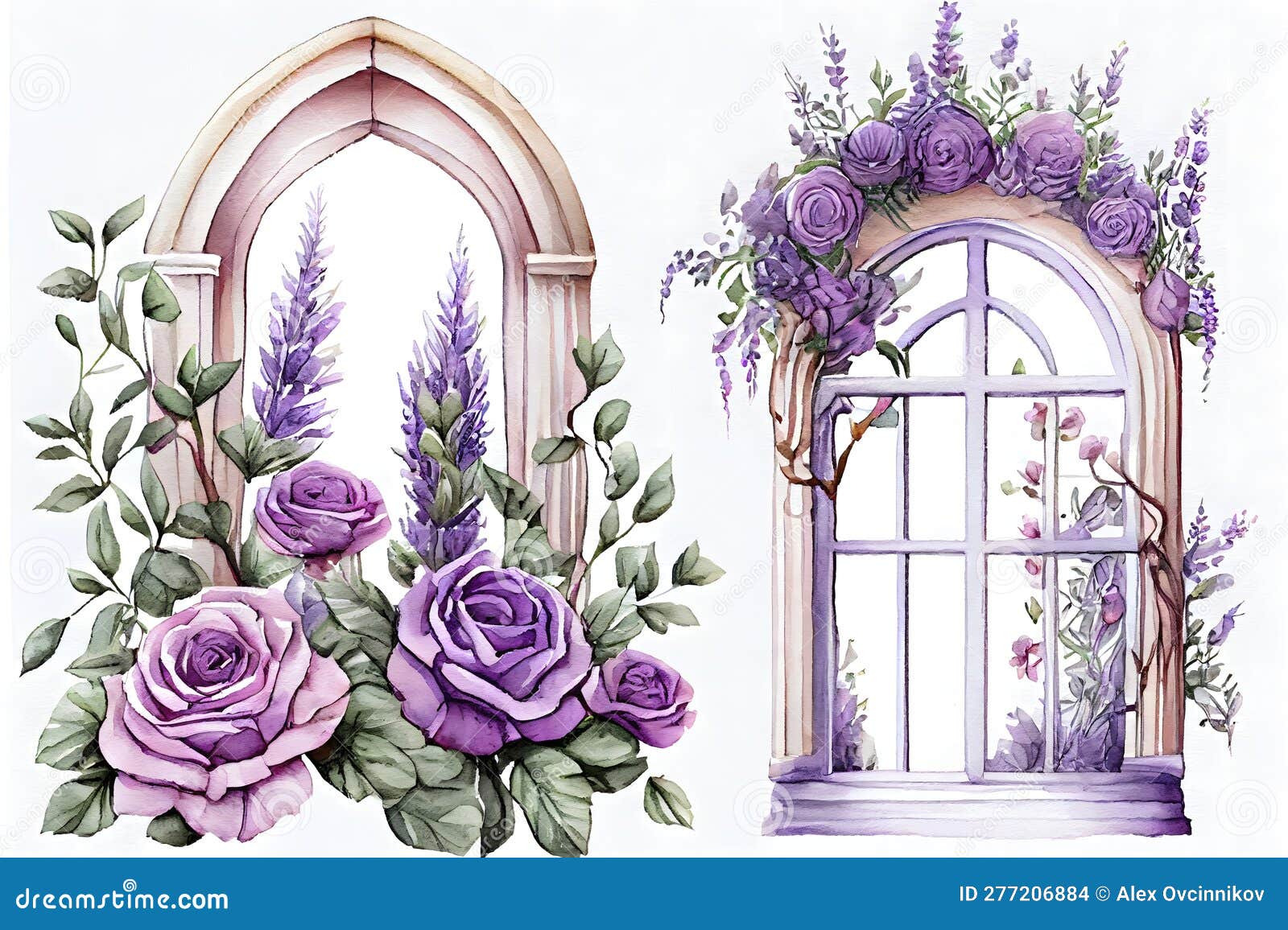 Whimsical Lavender Window With A Beautiful View. Perfect For ...