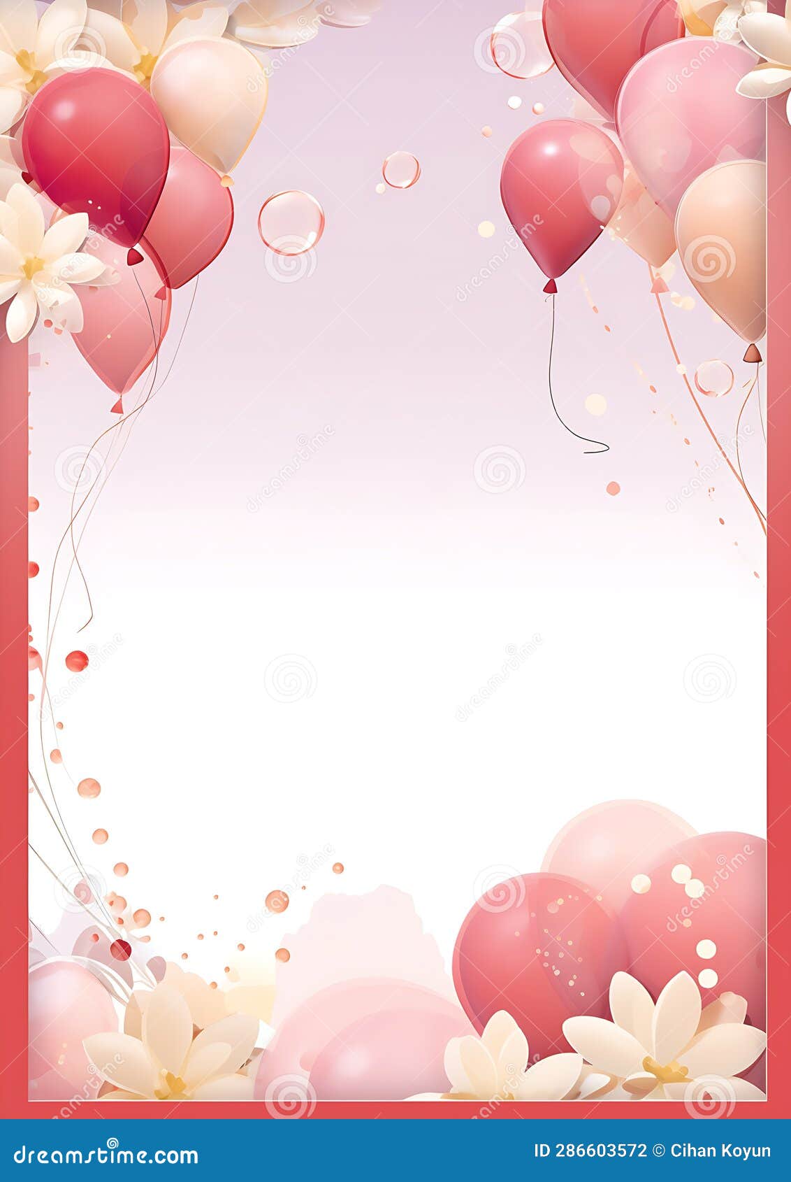 Whimsical Party Frames for Celebrations Stock Illustration ...
