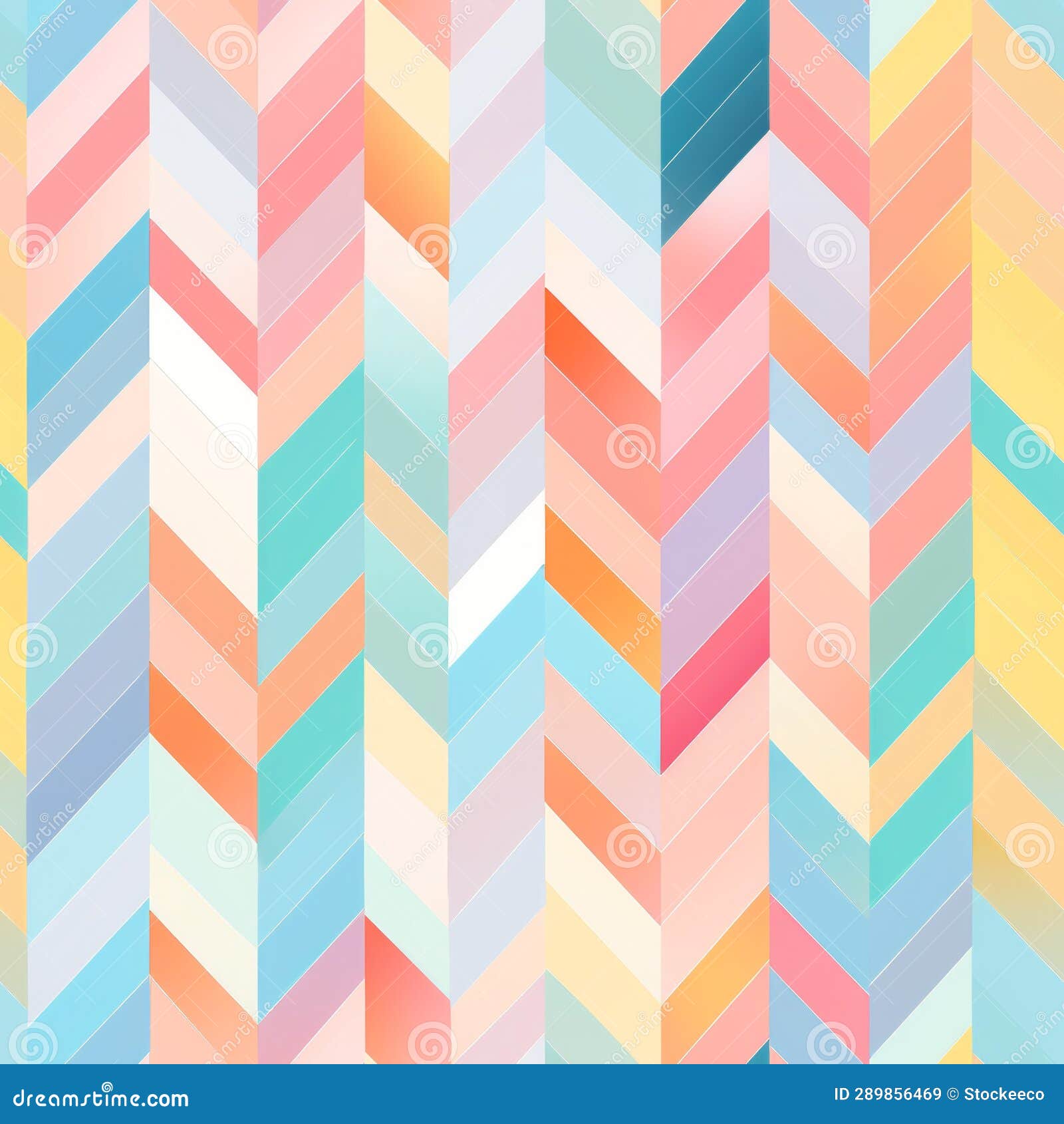 Whimsical Pastel Herringbone Graphic Design Pattern Stock Illustration ...