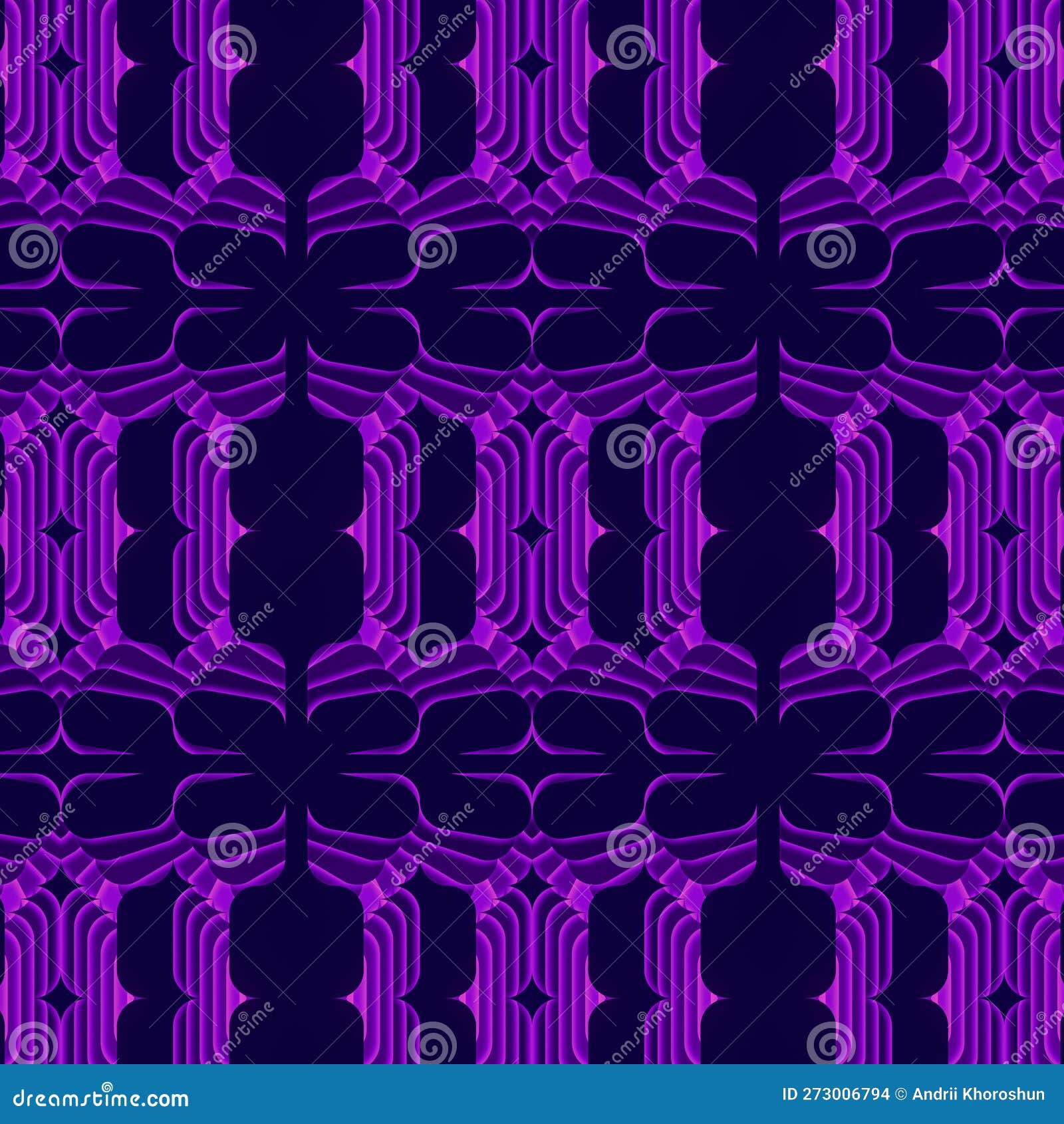 Whimsical Pattern in Neon Colors. Abstract Background. 3d Rendering ...