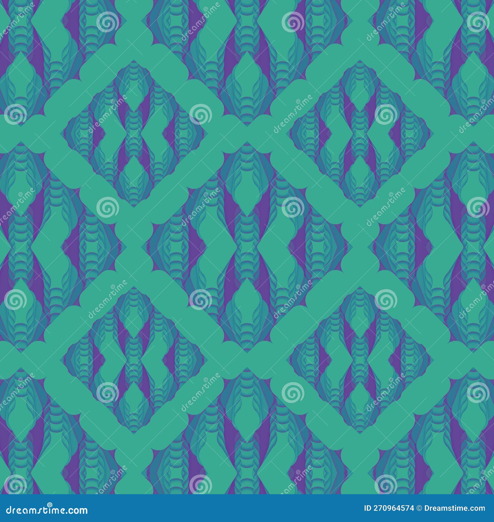 Whimsical Pattern in Neon Colors. Digital Illustration Background ...