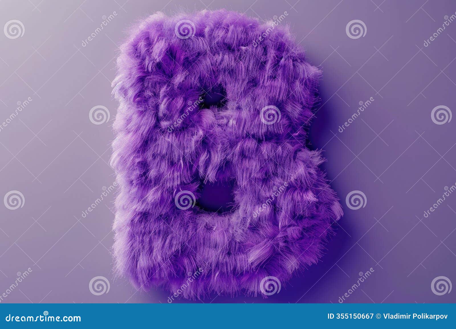 A Whimsical Phone with a Furry Exterior and a Face on the Screen Stock ...