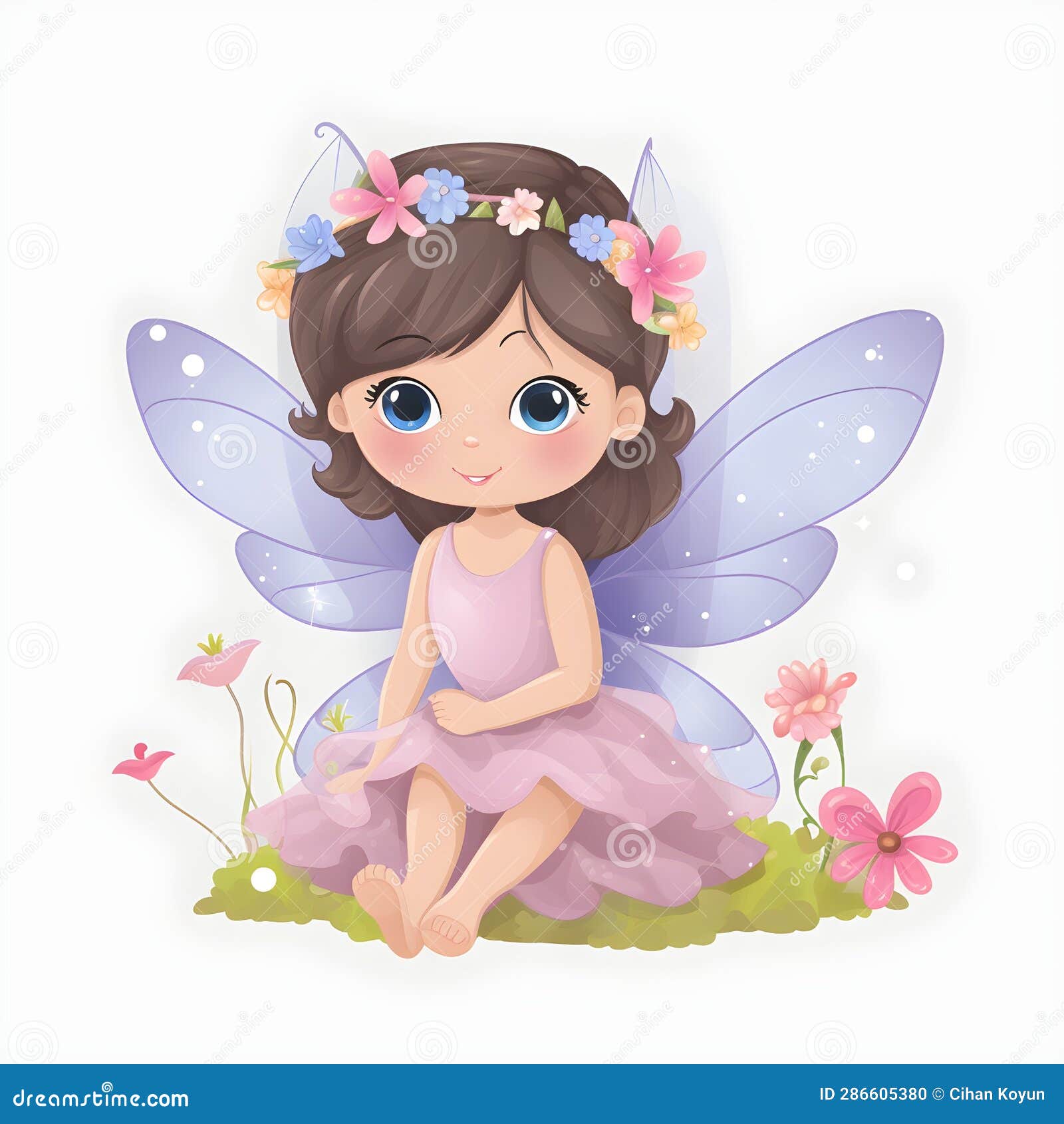 Whimsical pixie character stock illustration. Illustration of woman ...