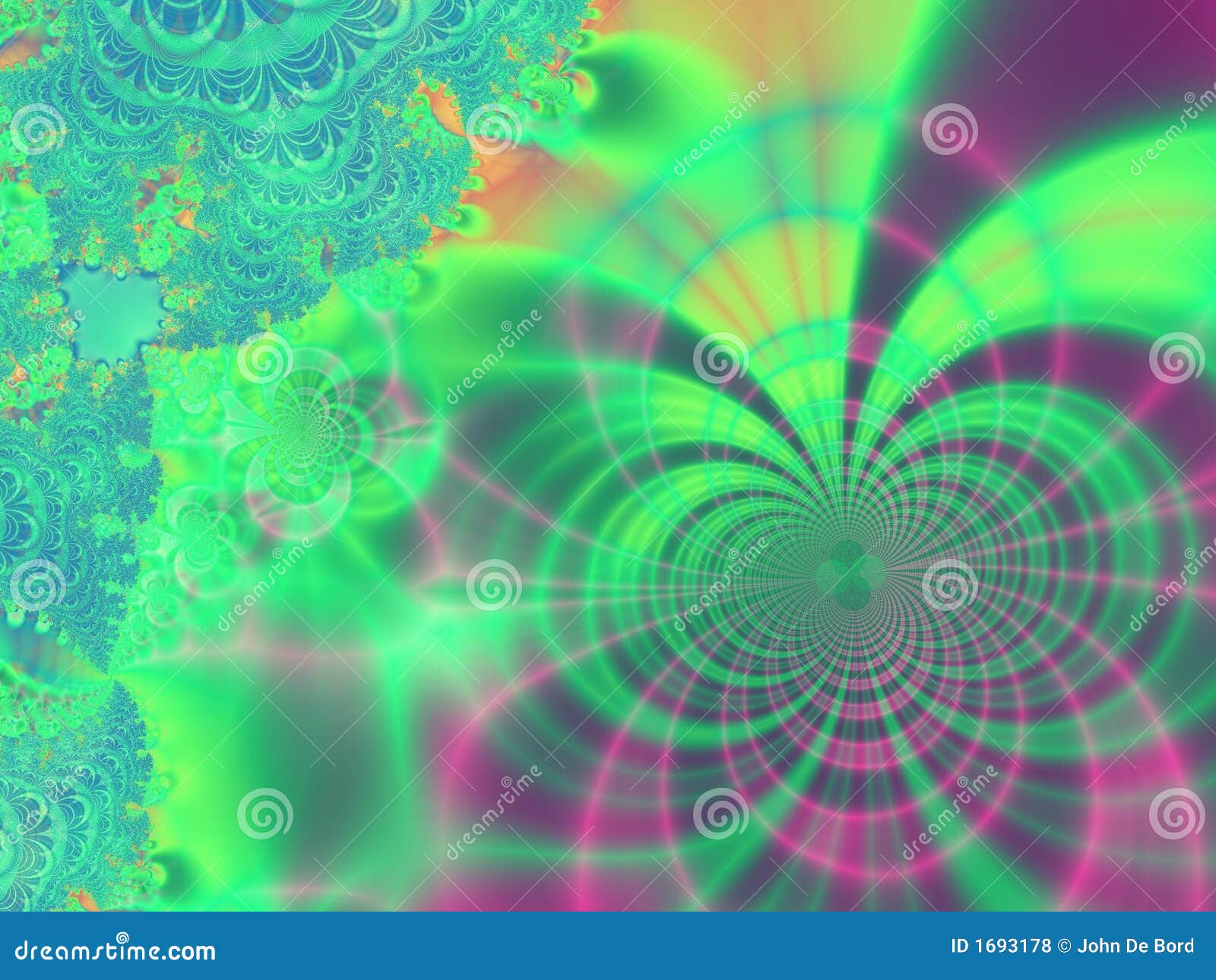 Whimsical Rainbow Gradient Poster With Abstract Squares, Playful Design ...