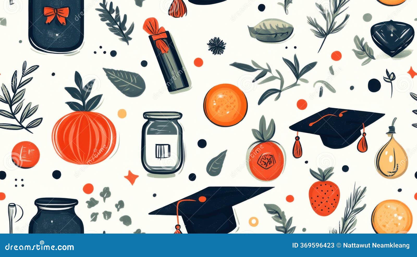 A Whimsical Graduation Ceremony A Surreal Celebration Of Abstract ...