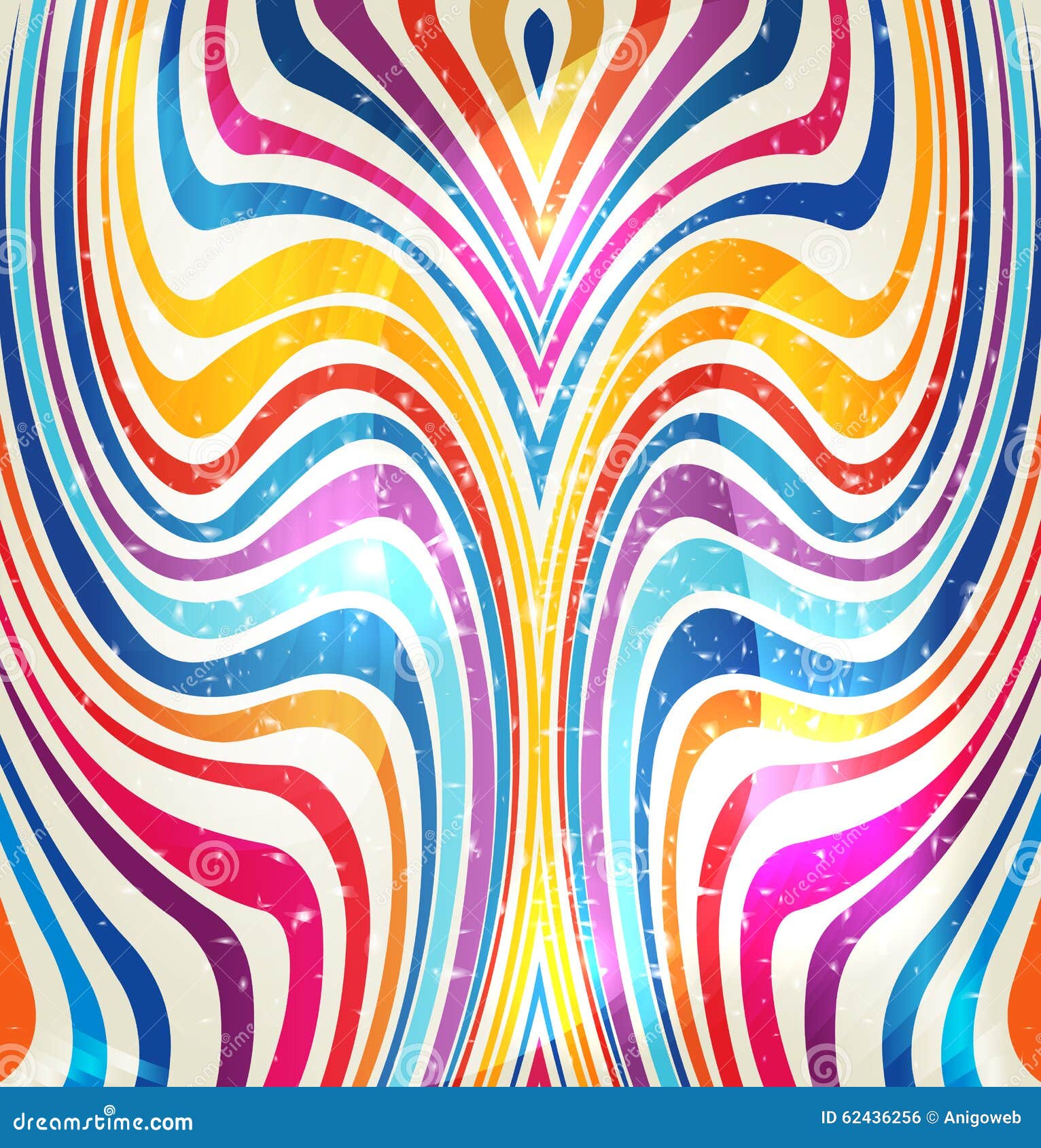 Whimsical swirl of colors stock illustration. Illustration of backdrop ...