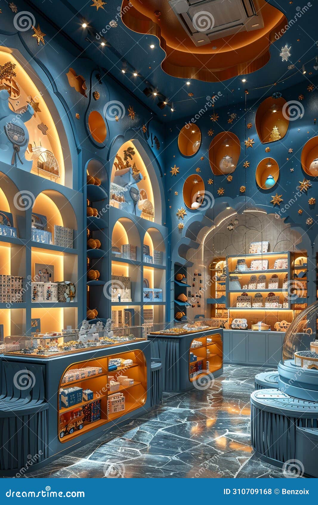 Whimsical Toy Store with Magical Displays and Interactive Zones3D ...