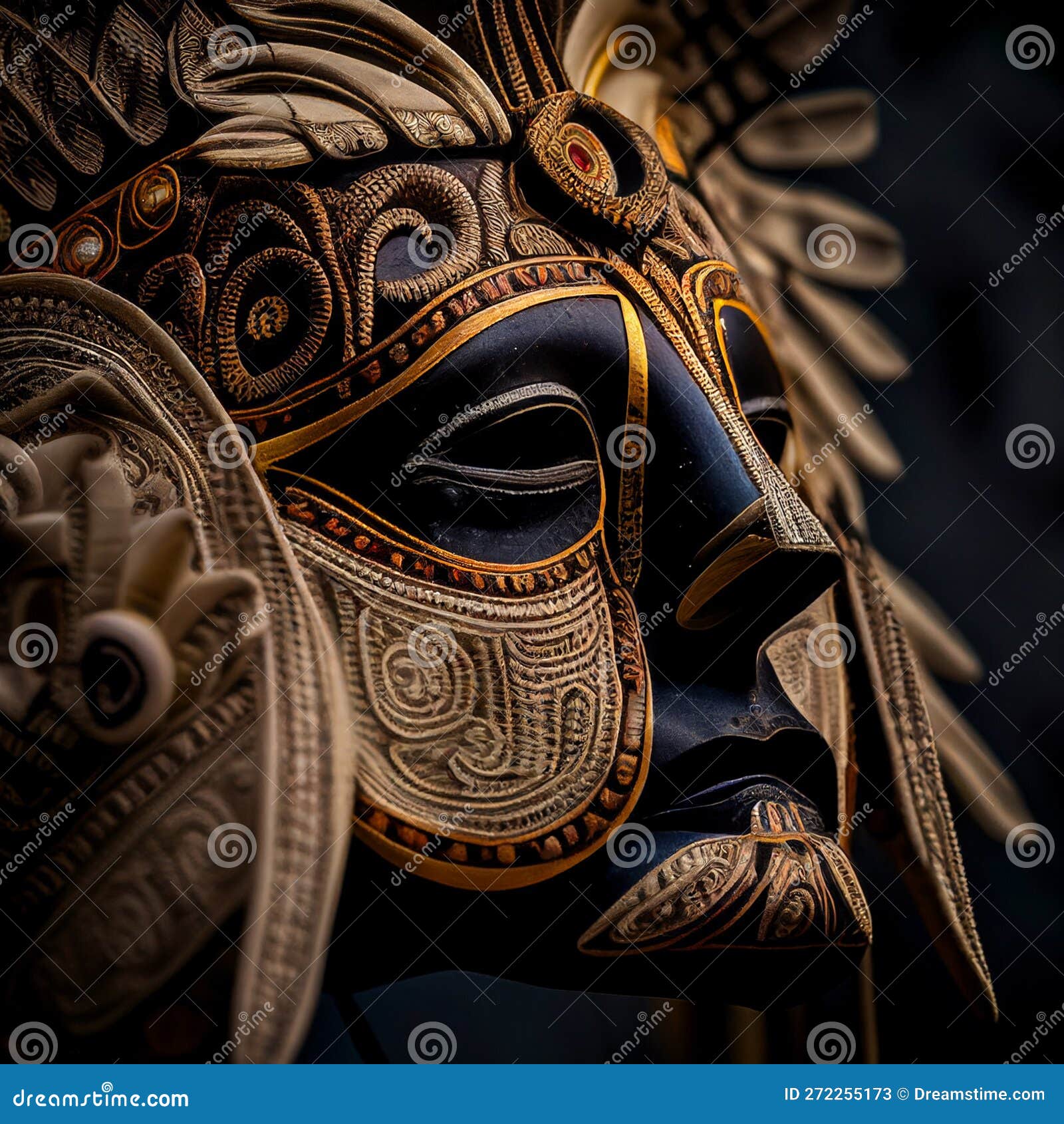 Intricately Carved Wooden Masks: a Beautiful Reflection of Traditional ...