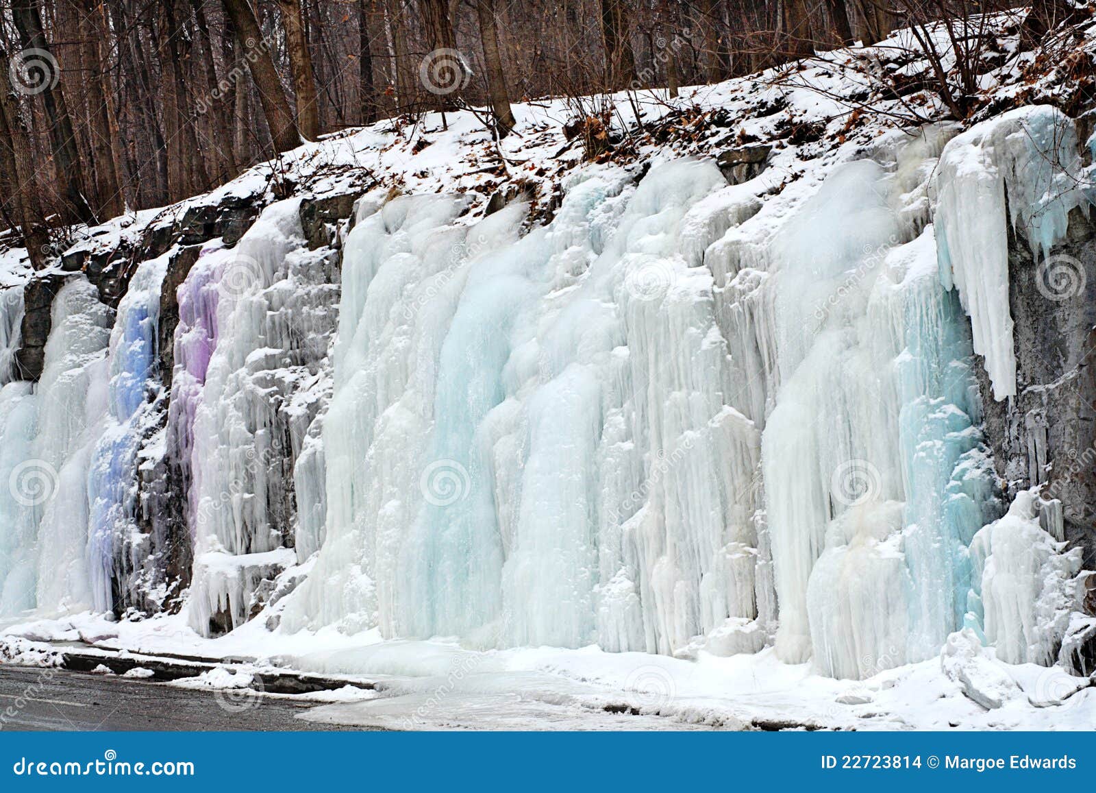 Whimsical winter scene stock photo. Image of quebec, icicles - 22723814
