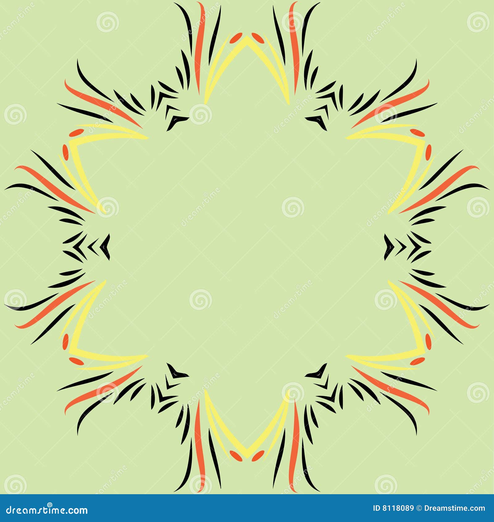 Whimsy Fun Star Border Frame Stock Vector - Illustration of backdrop ...