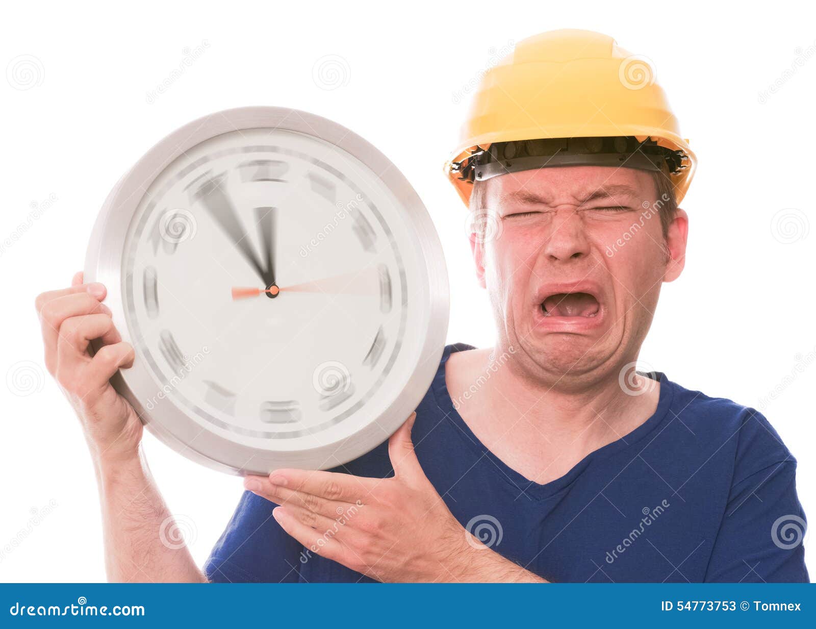 Whiny Building Time (spinning Watch Hands Version) Stock Image - Image ...