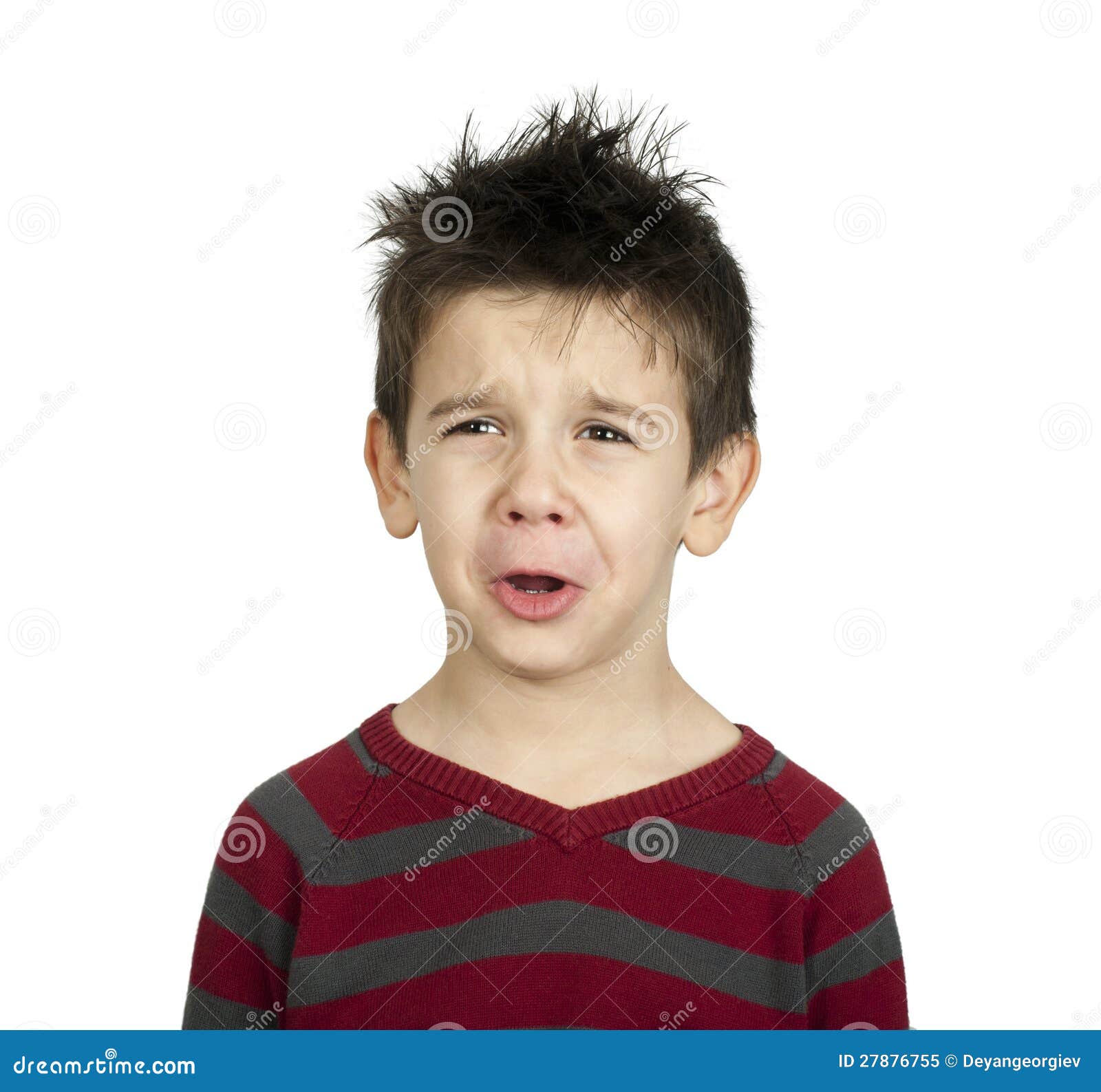 Whiny little boy stock image. Image of anger, infant - 27876755