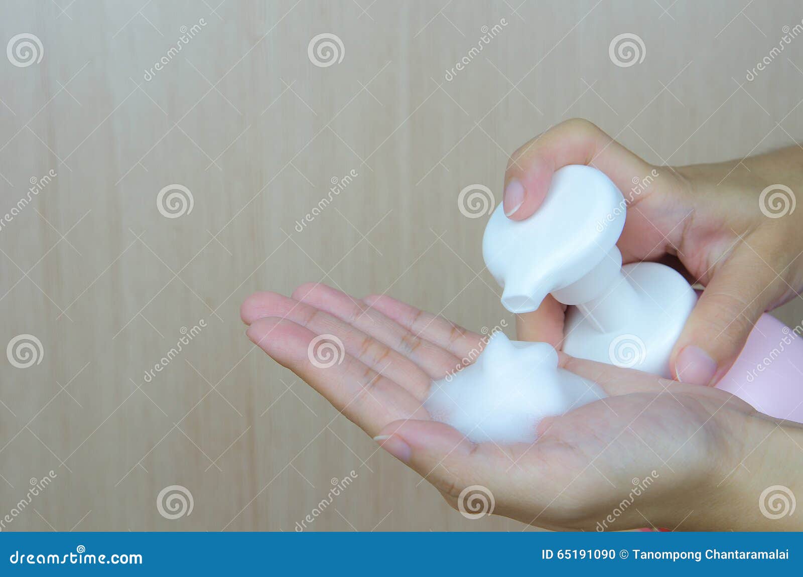 Whip Foam Soap stock photo. Image of hand, sanitizer - 65191090
