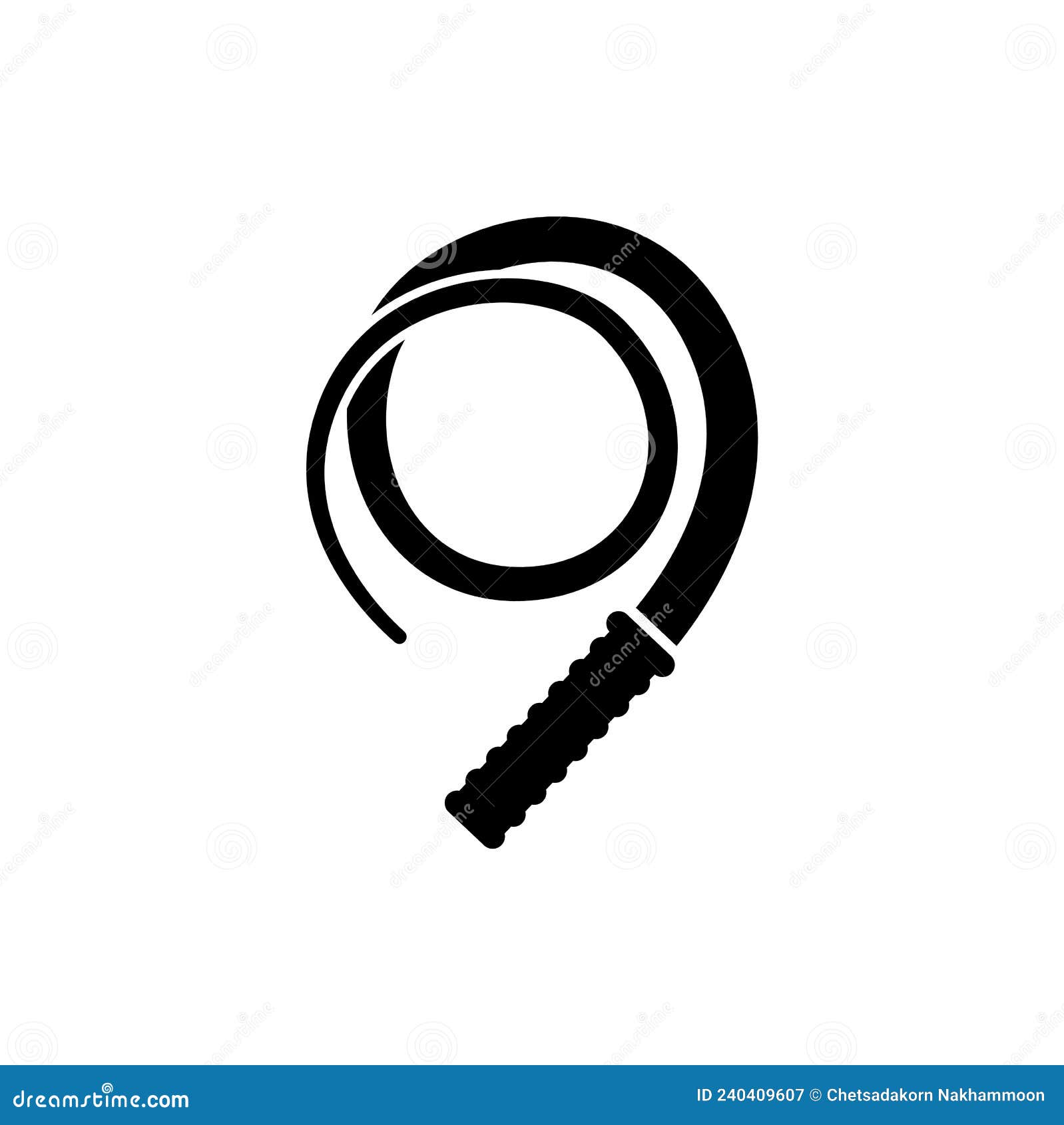 Whip Icon Vector Isolated on White Stock Vector - Illustration of ...