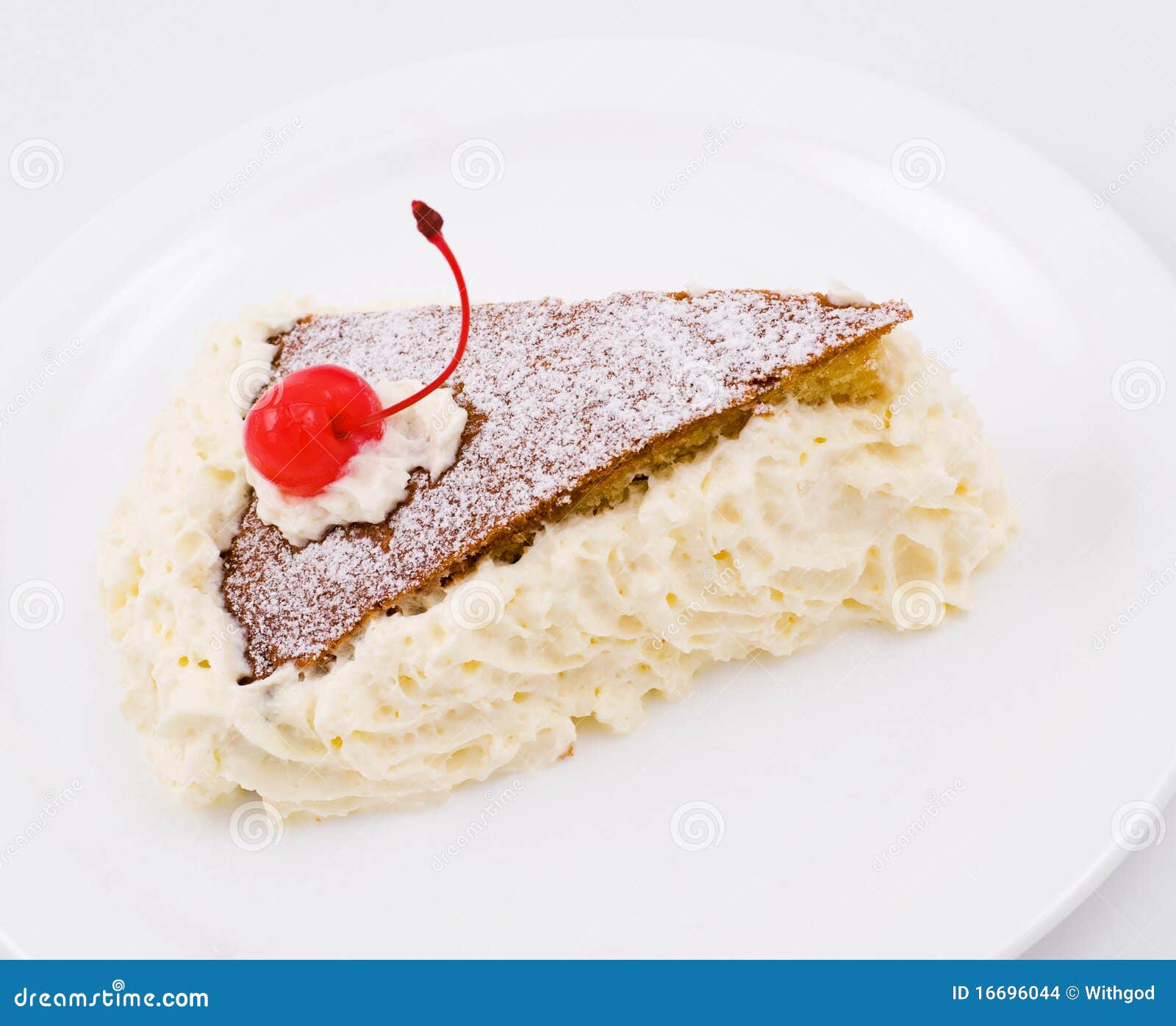 Whipped cream cake stock photo. Image of dessert, whipped - 16696044