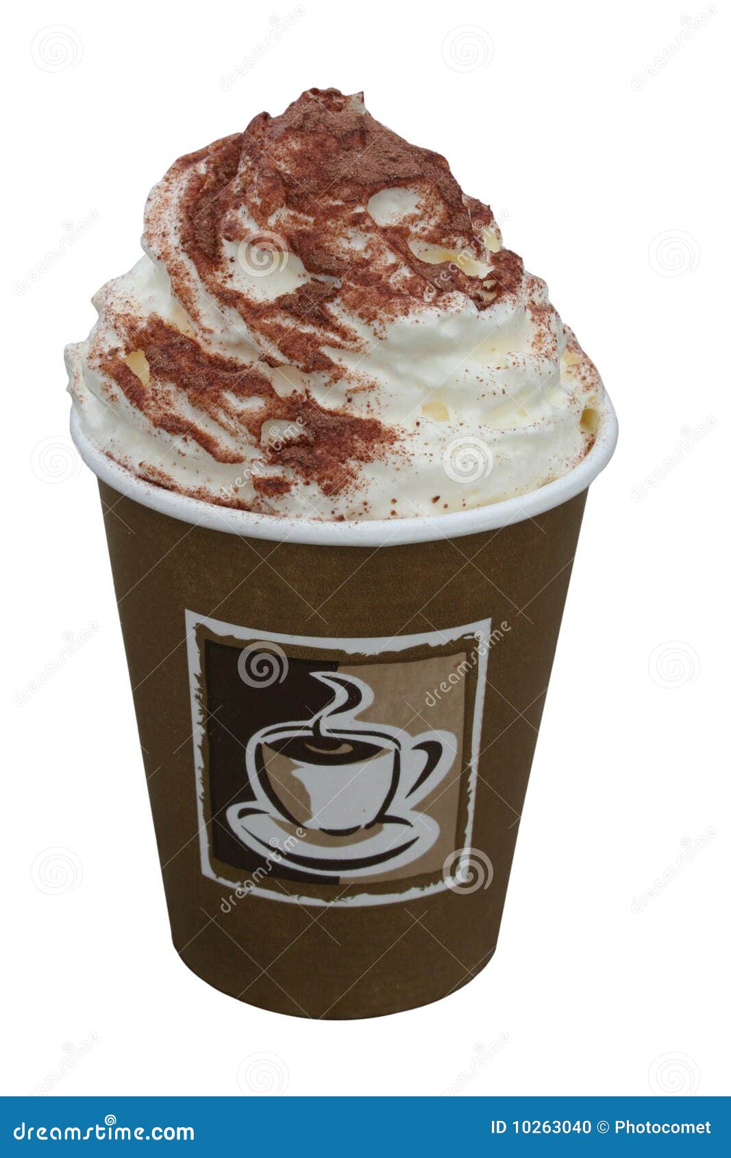 Whipped cream coffee stock photo. Image of whipped, breakfast - 10263040