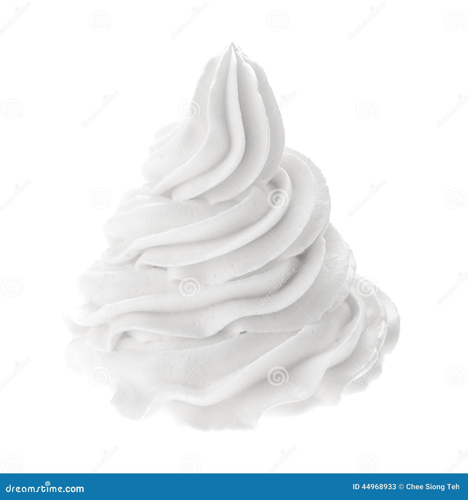 Whipped cream stock image. Image of food, isolated, mixed - 44968933