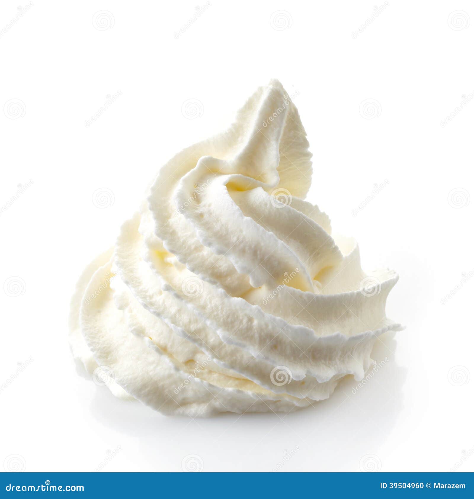 Whipped cream stock photo. Image of gourmet, dessert - 39504960