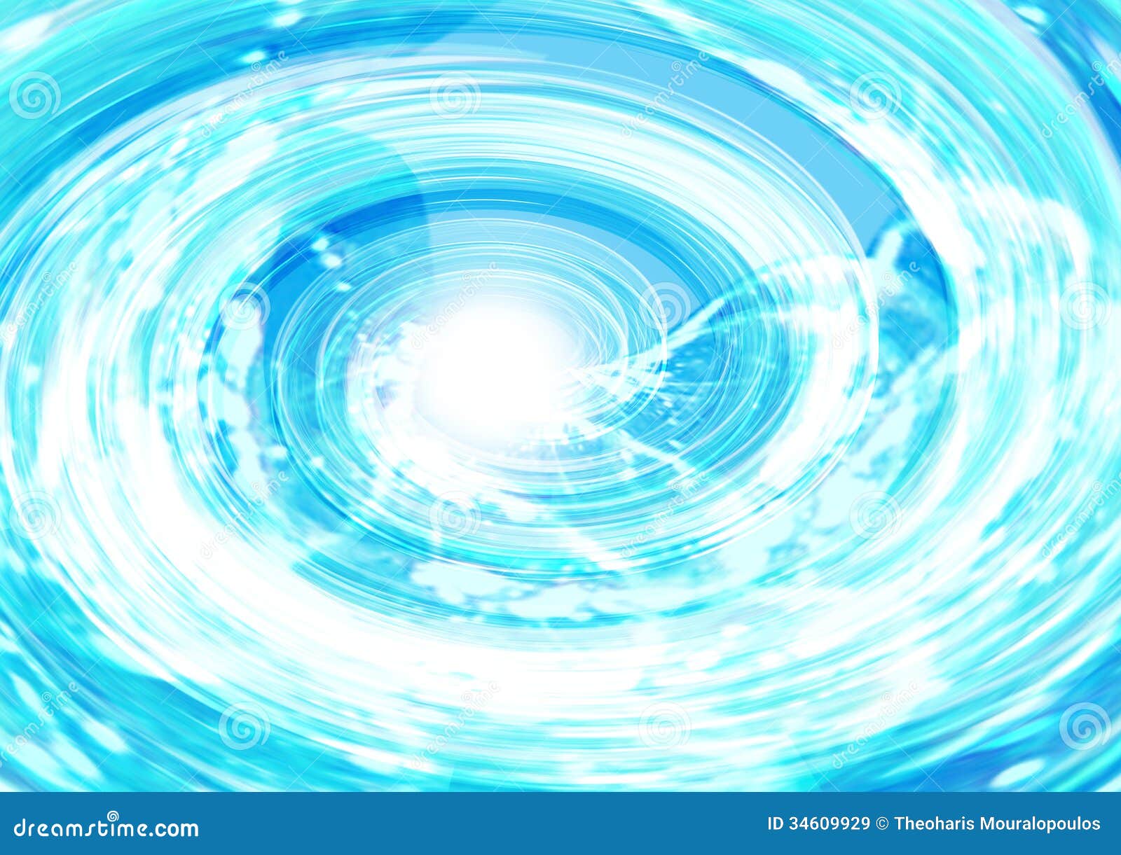 Whirl blue abstract stock image. Image of swirl, galaxy - 34609929