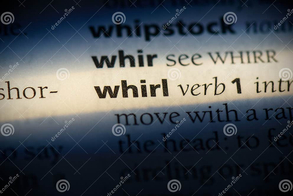 Whirl stock photo. Image of meaning, education, vocabulary - 161578732
