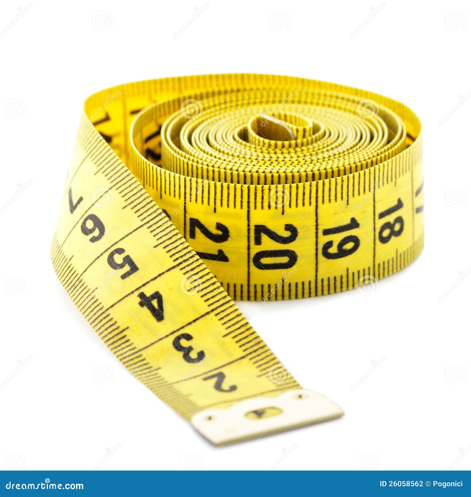 Yellow Measuring Tool Picture Frame Stock Images Image