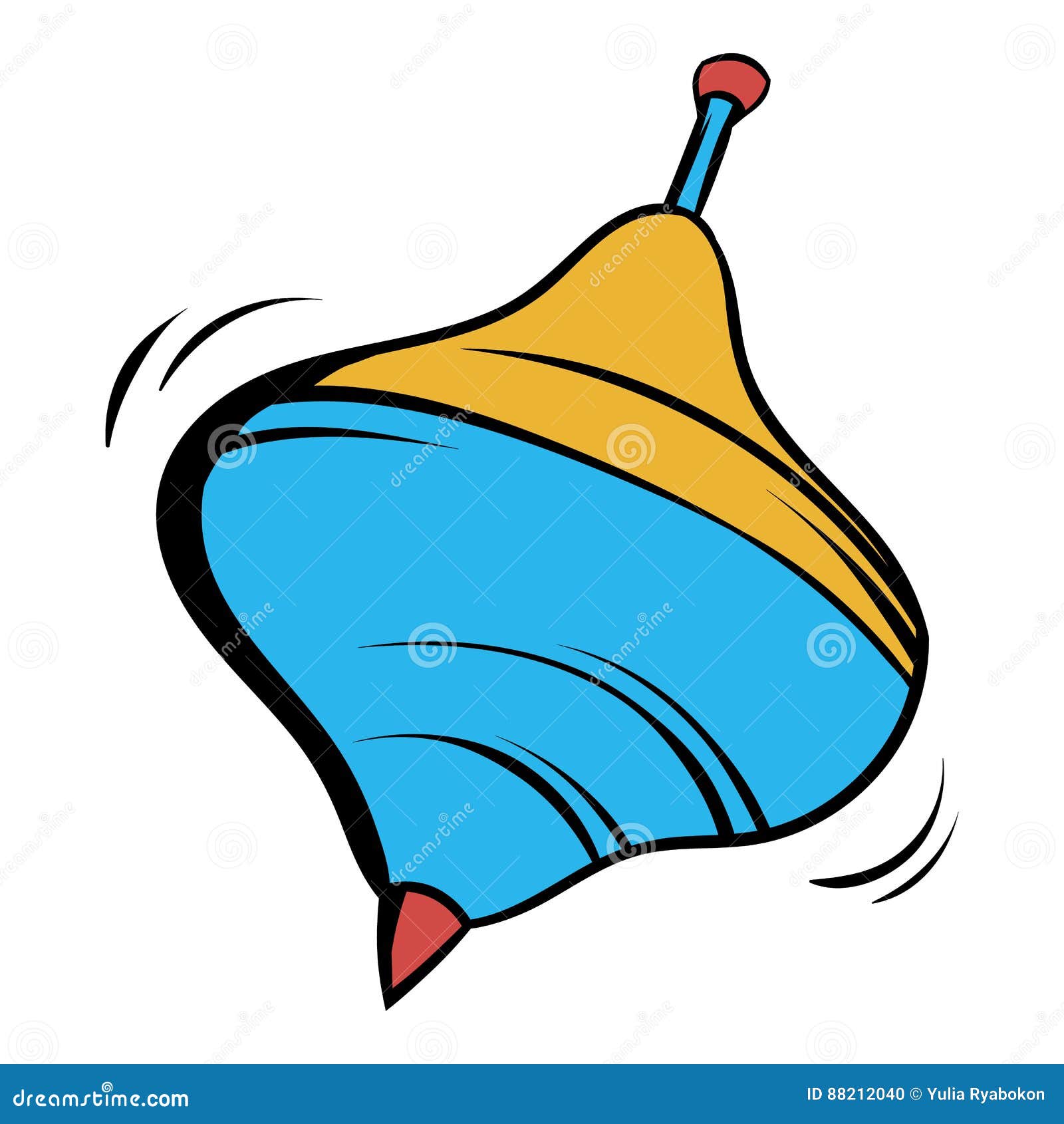 Whirligig icon cartoon stock vector. Illustration of rotate - 88212040