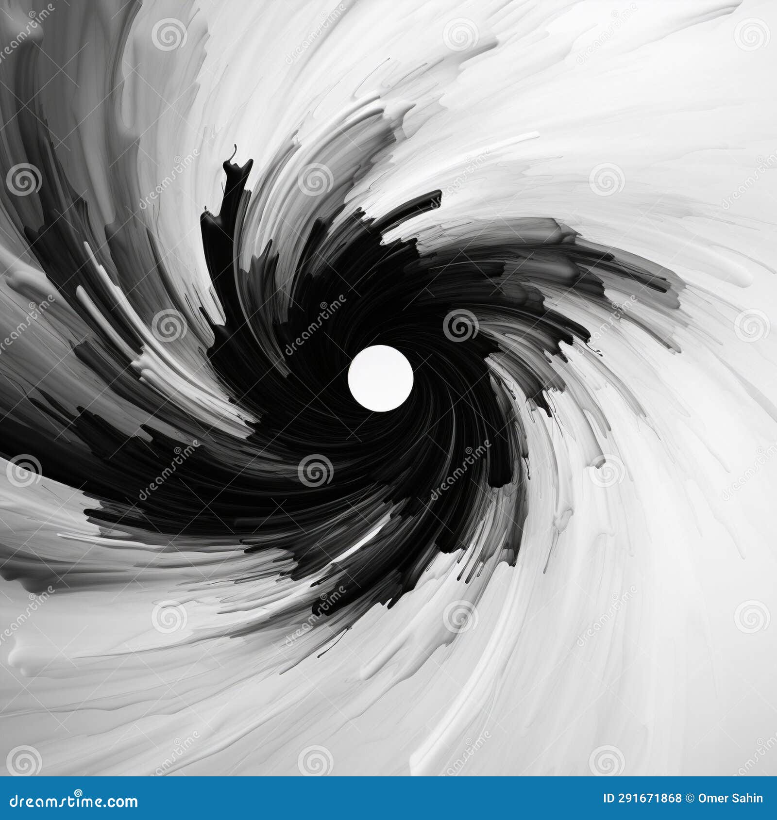 Whirling Contrasts stock illustration. Illustration of vortex - 291671868