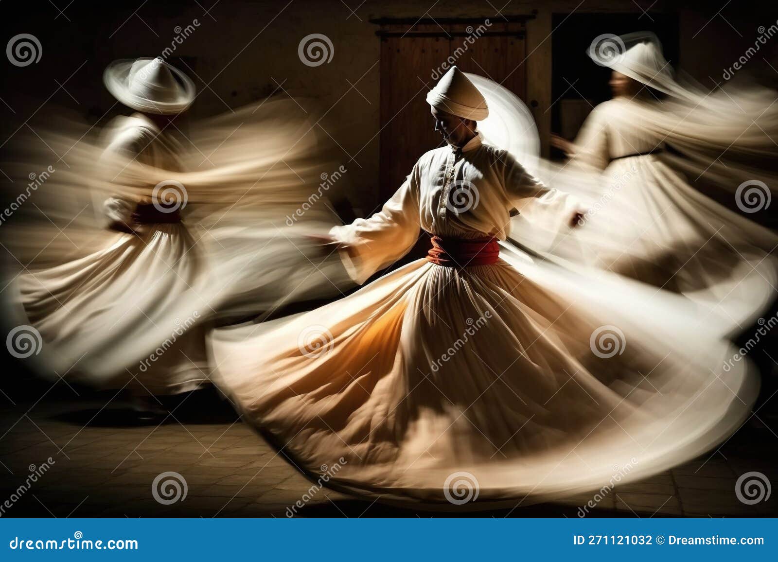Whirling Dervishes. Sufi Whirling Dance with Motion Blur Effect Stock ...