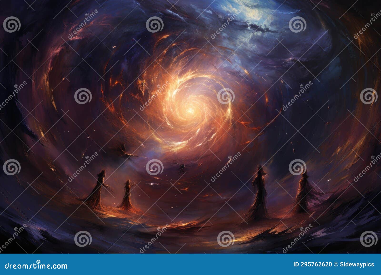 Whirling Vortex Elementals, Conjuring Powerful Storms with Their ...