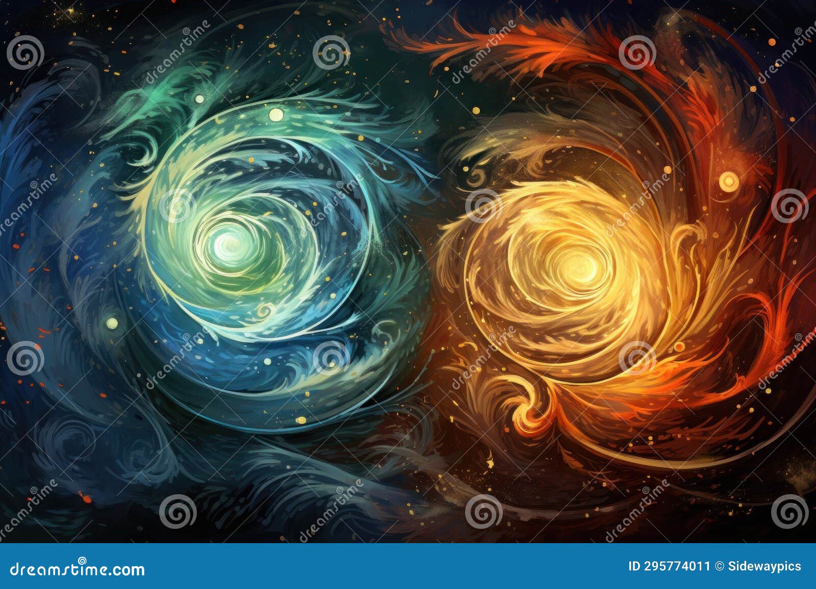 Whirling Vortex Elementals, Conjuring Powerful Storms with Their ...