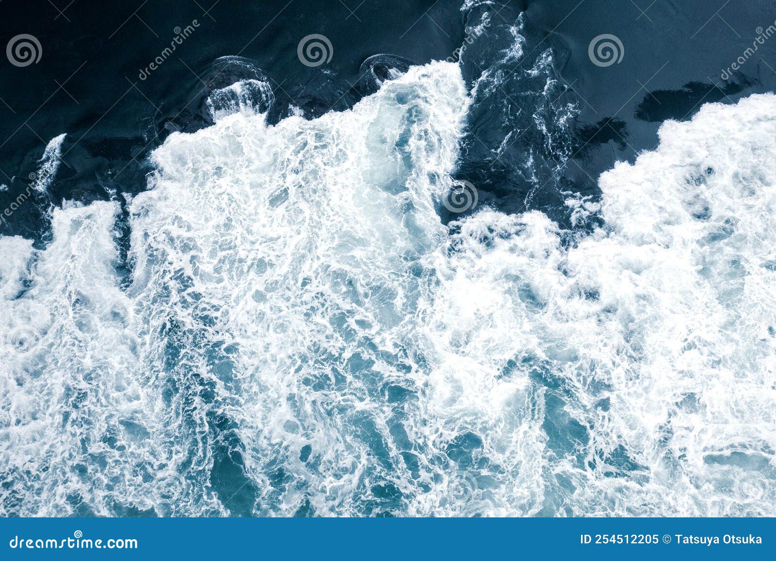 Whirling Waves in Tokushima Prefecture,Japan. Stock Image - Image of ...