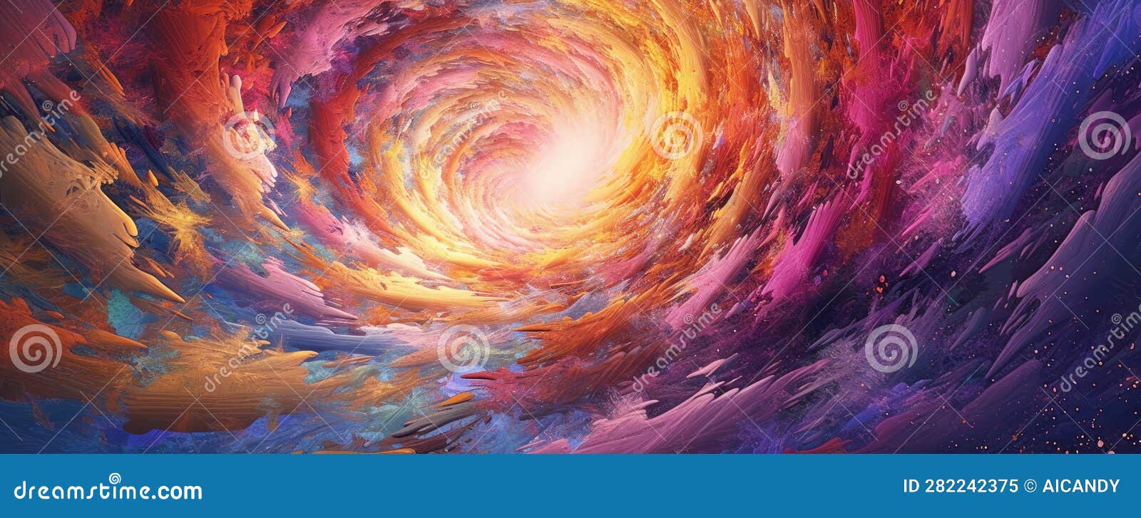 Whirlpool of Abstract Colors and Textures on a Vivid Background ...