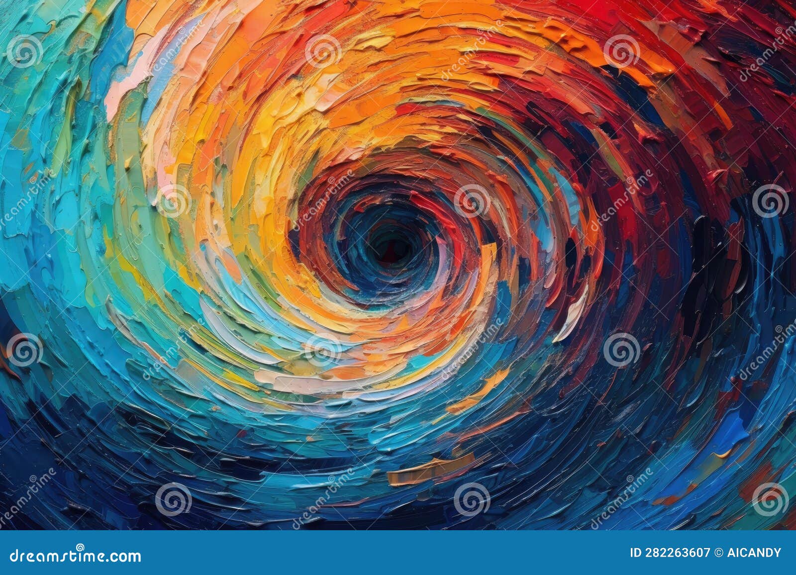 Whirlpool of Abstract Colors and Textures on a Vivid Background ...