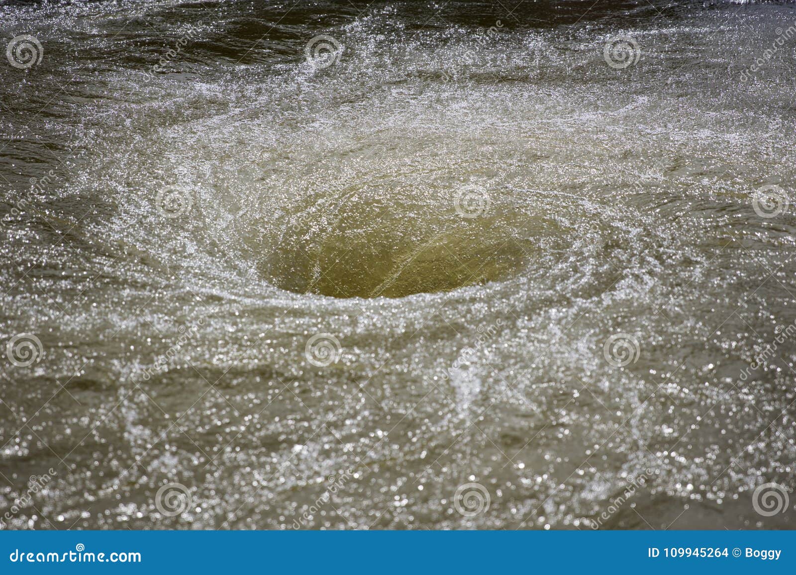 Whirlpool In The Center Of A River Stock Photo | CartoonDealer.com ...