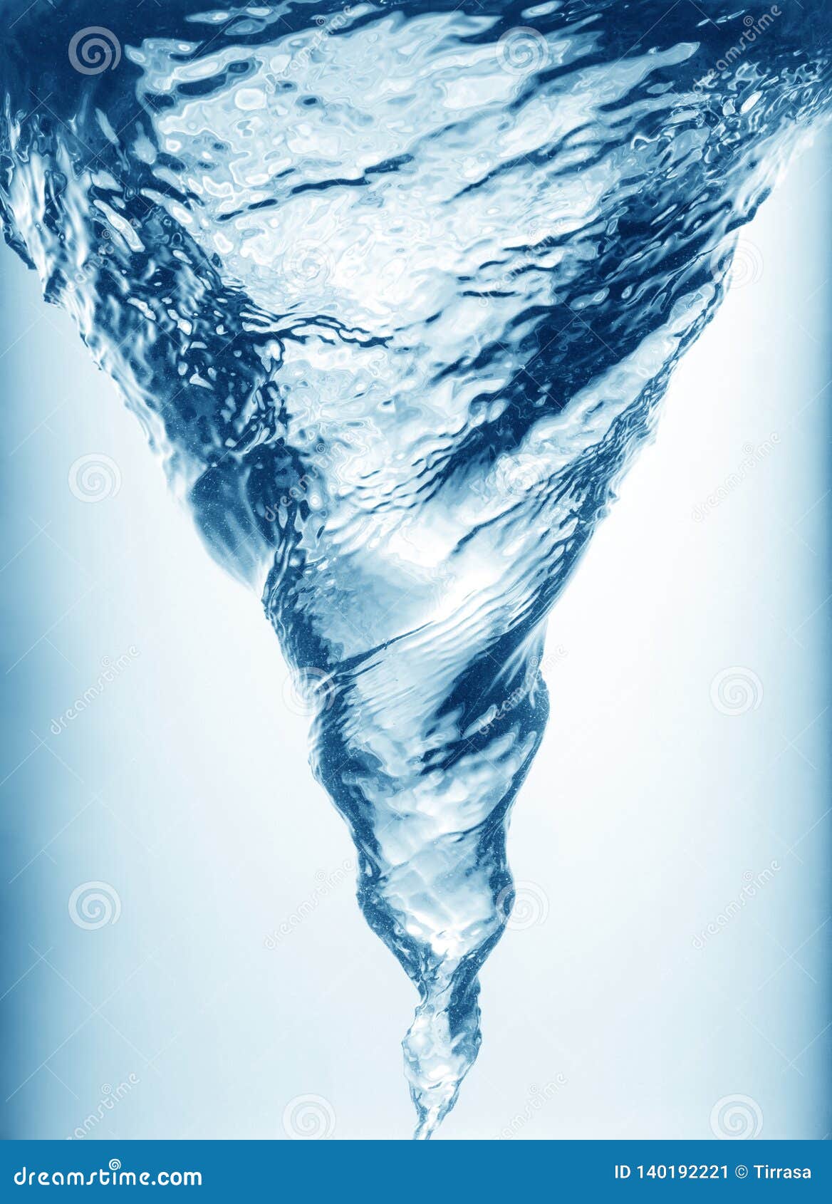 Vortex Of Water In Glass Tube, Tornado, Storm In Water Glass With ...