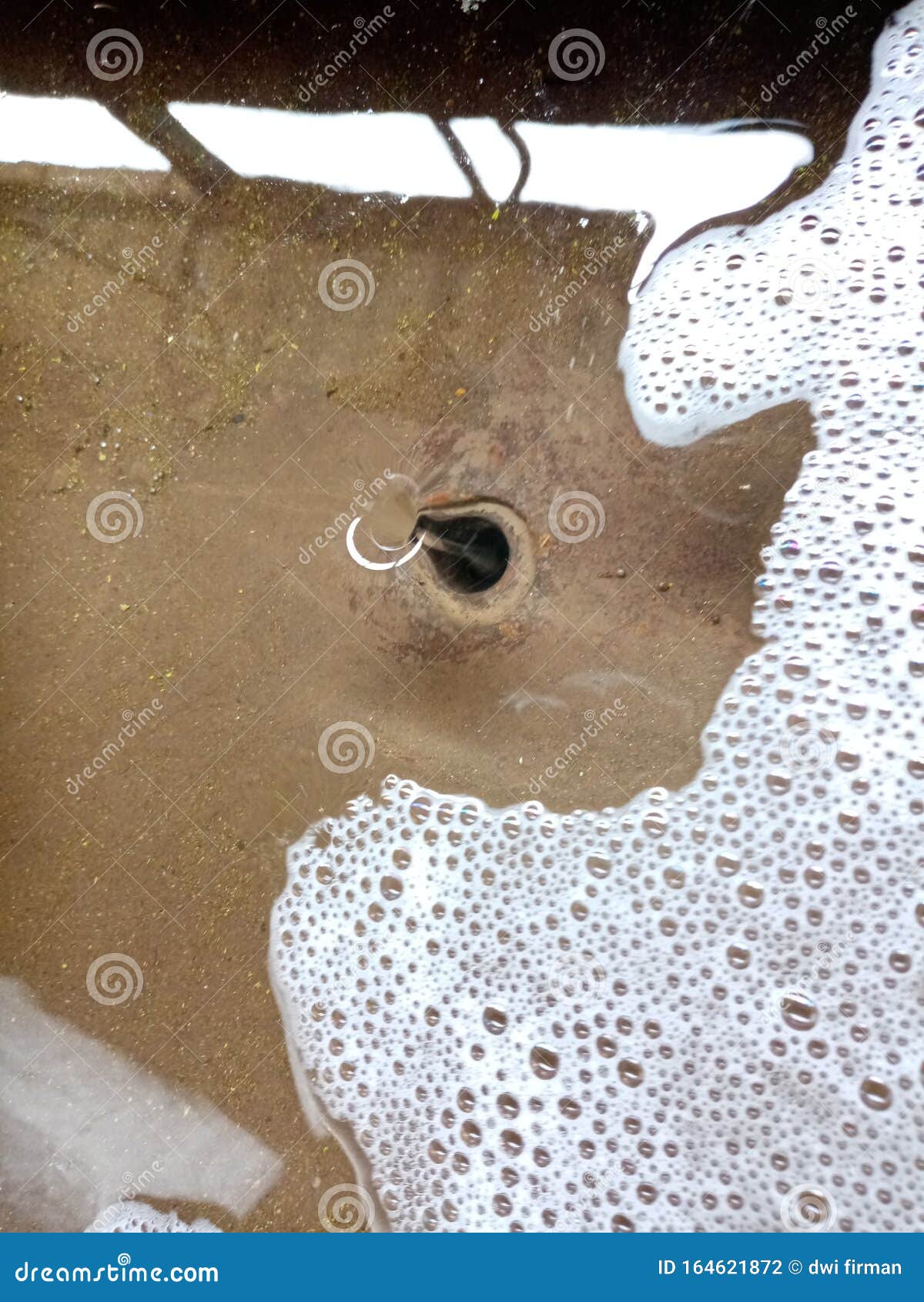 Whirlpool in Drained Ponds with Bubbles Stock Photo - Image of ponds ...