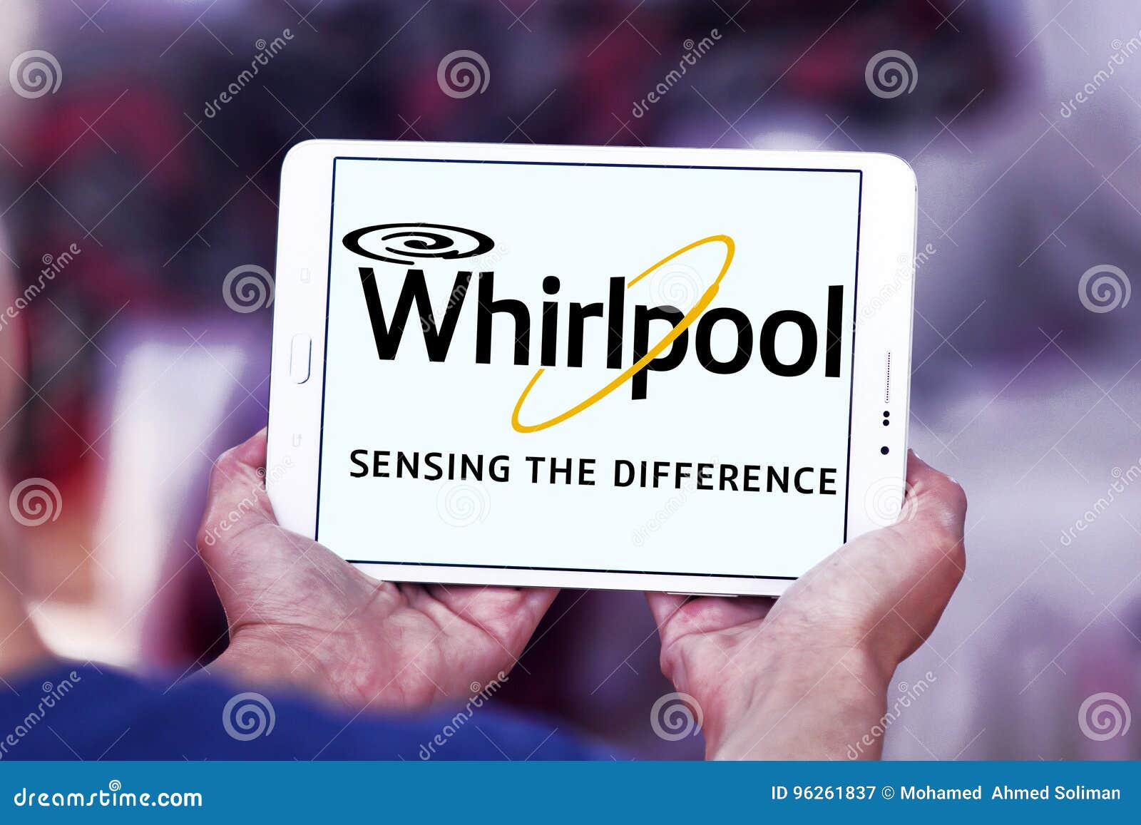 Whirlpool logo editorial photography. Image of brands - 96261837
