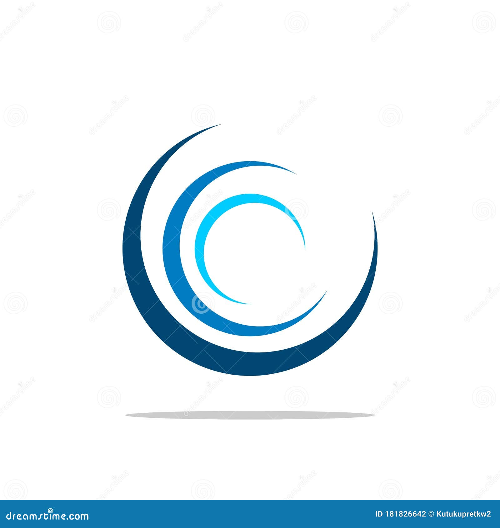 Whirlpool Logo Template Illustration Design. Vector EPS 10 Stock Vector ...