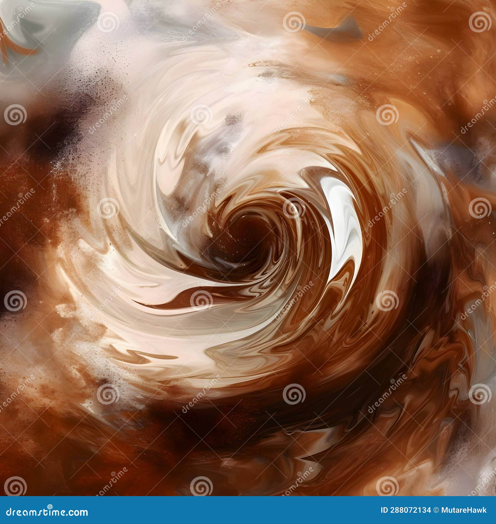 Whirlpool of Swirling Sand and Water, Creating a Mesmerizing Vortex of ...