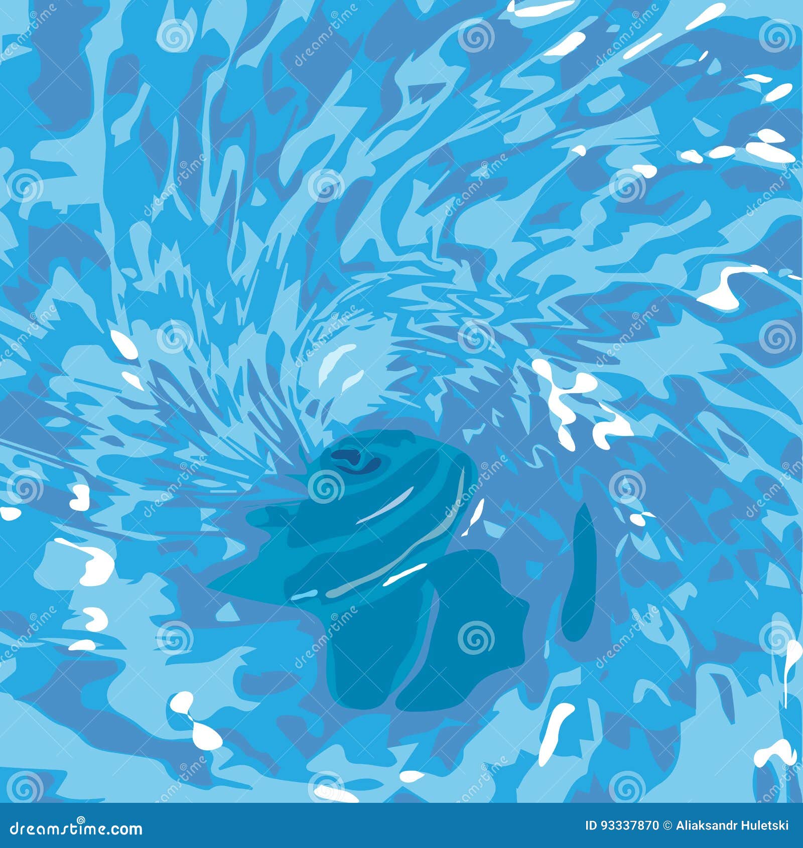 Whirlpool stock vector. Illustration of base, vector - 93337870