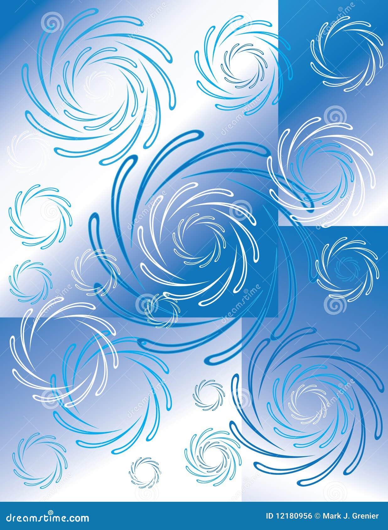 Whirlpools stock vector. Illustration of spin, abstract - 12180956