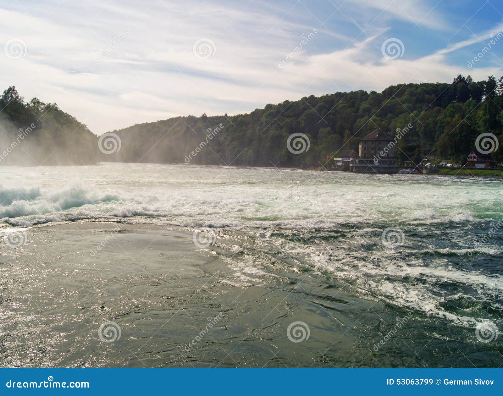 Whirlpools in the river stock image. Image of stone, wide - 53063799