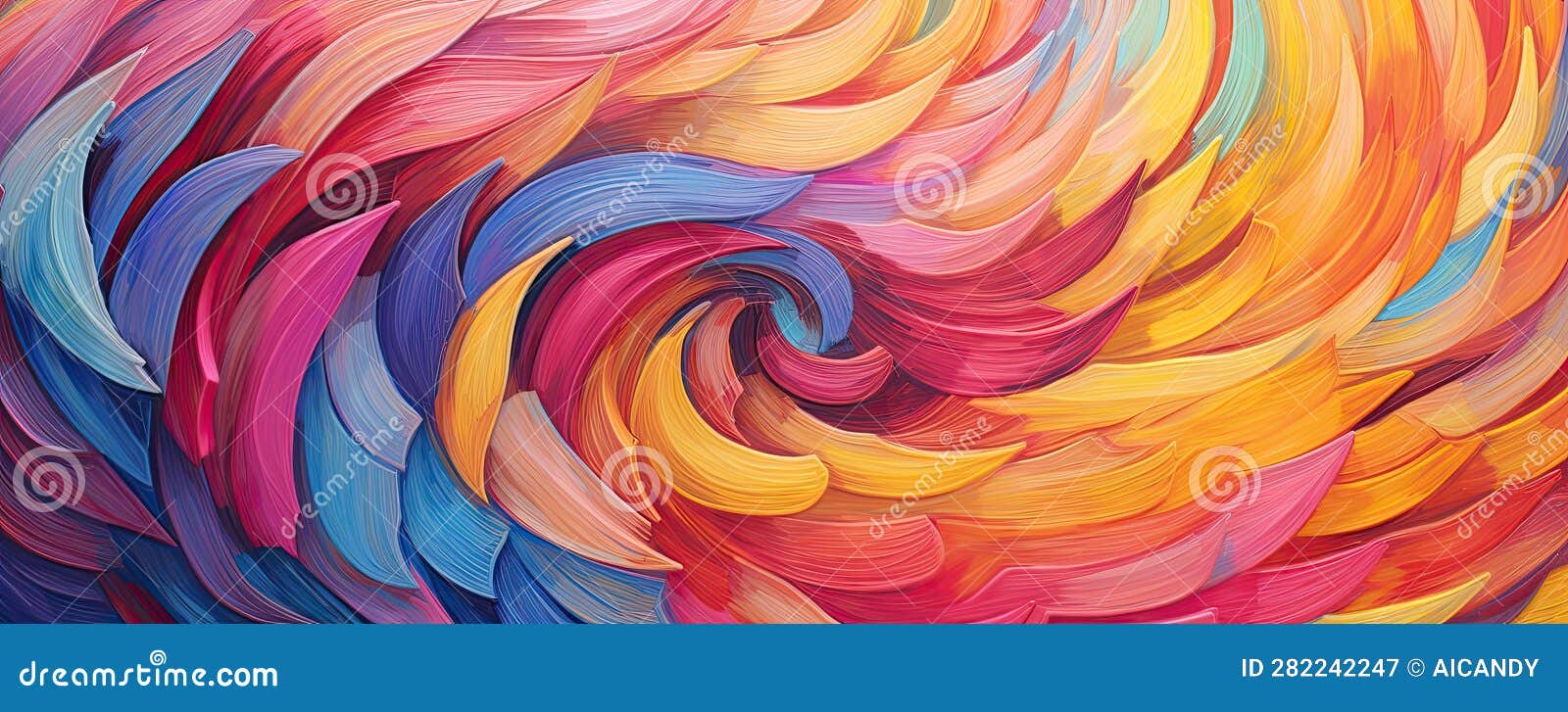 Whirlwind of Abstract Colors and Shapes on a Vibrant Background ...