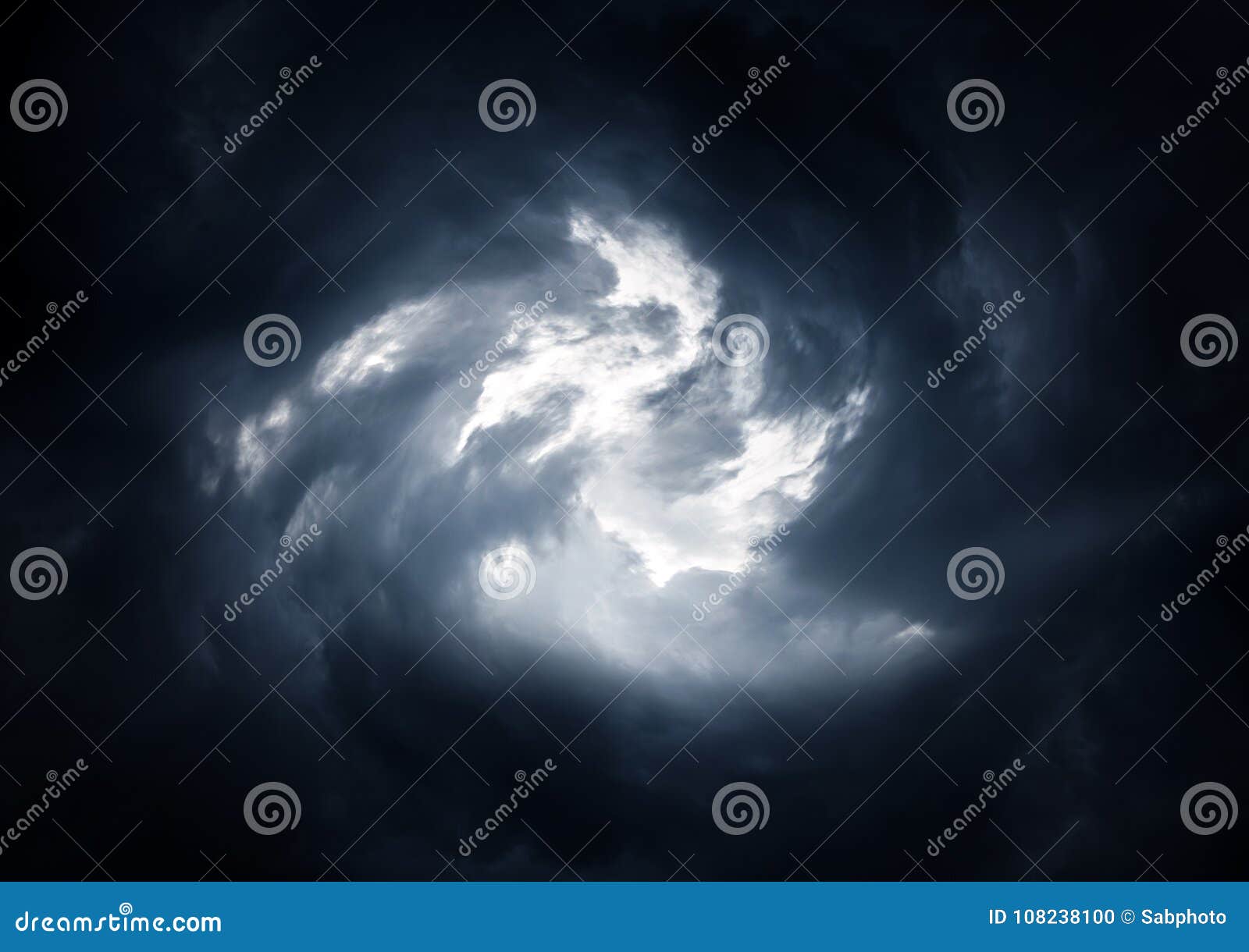 Whirlwind in the Clouds stock photo. Image of dramatic - 108238100
