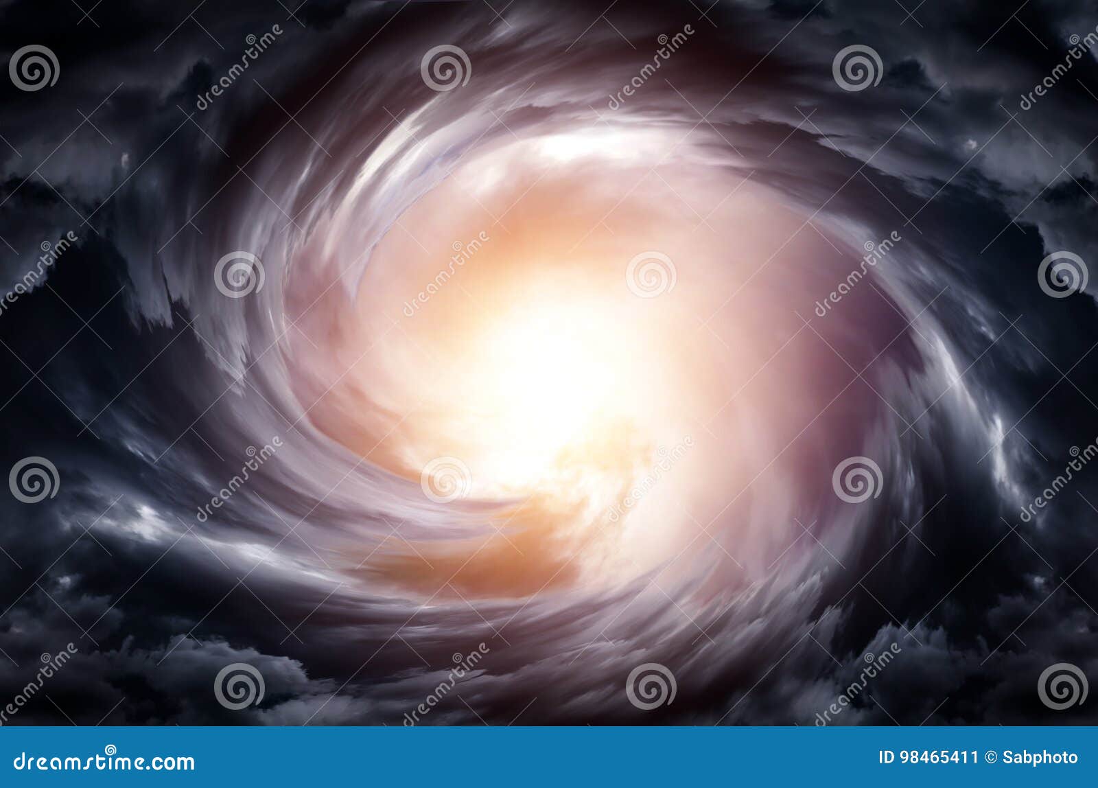 Whirlwind in the Clouds stock image. Image of light, natural - 98465411