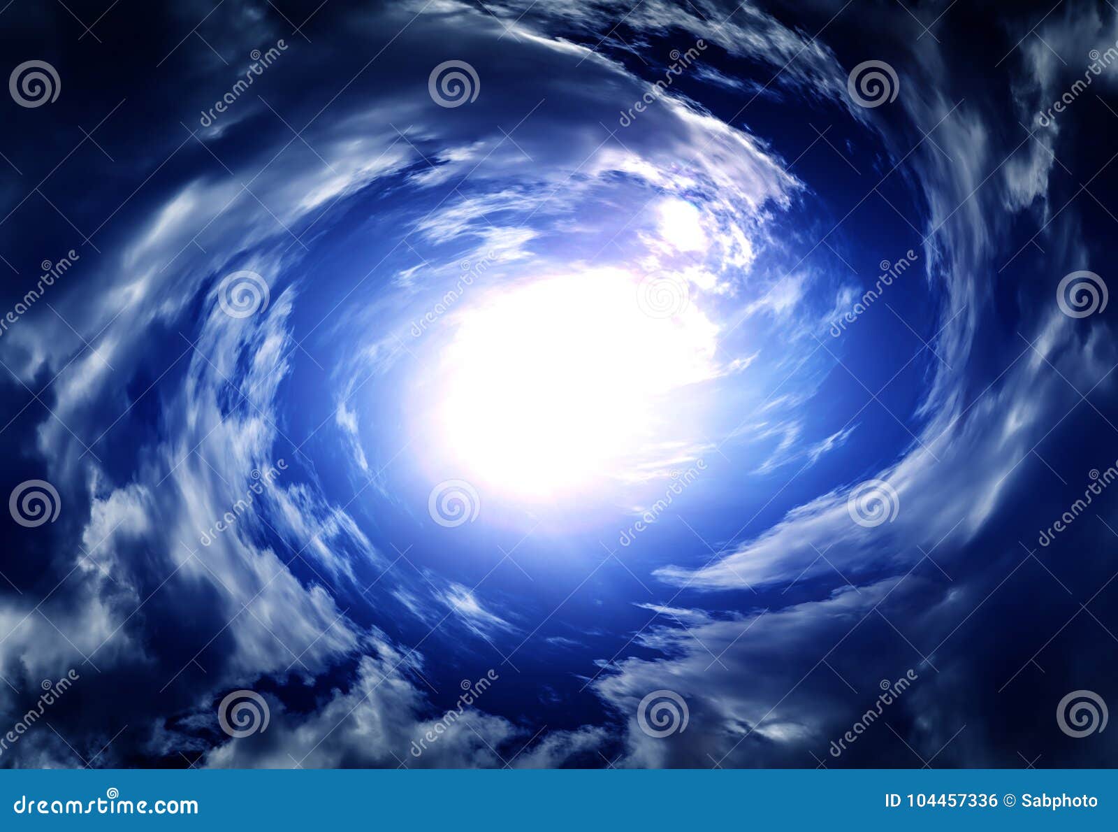 Whirlwind in the Clouds stock photo. Image of blowout - 104457336