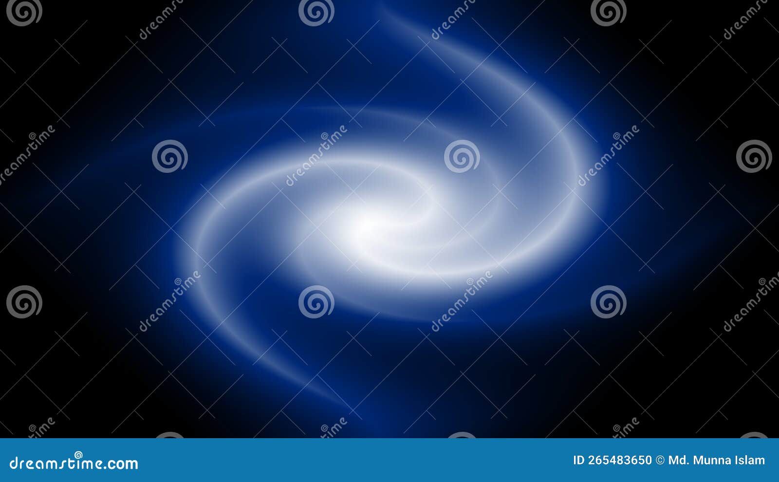 Whirlwind in the Clouds. Nebula is a Starry Space. Model of Galaxy ...