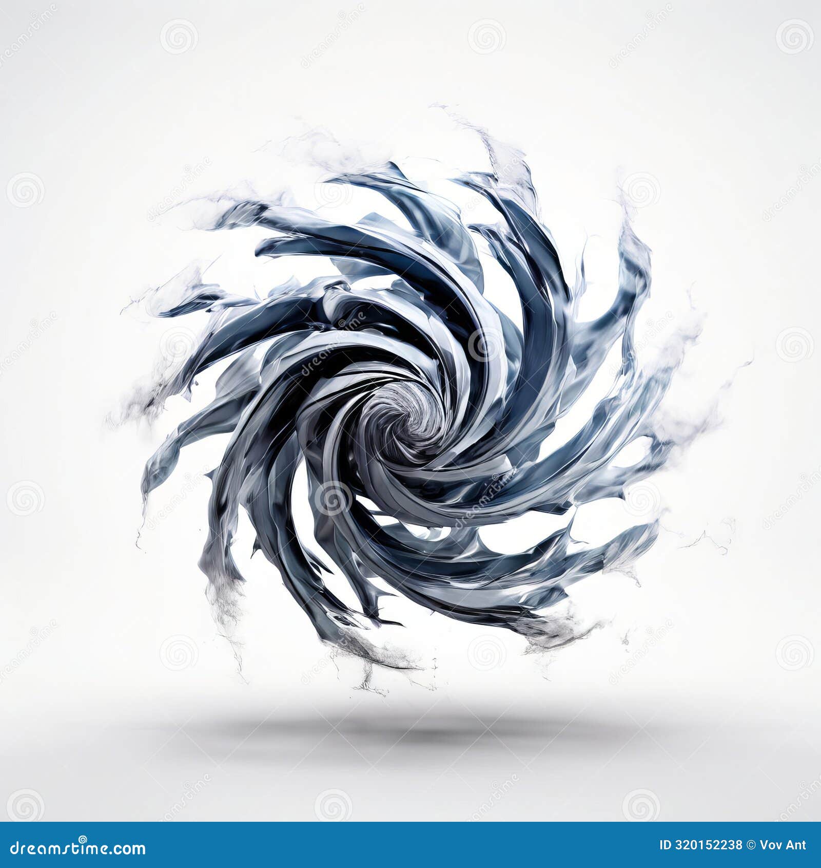 Whirlwind Wrath a Swiftly Rotating Column of Air that Moves in Stock ...