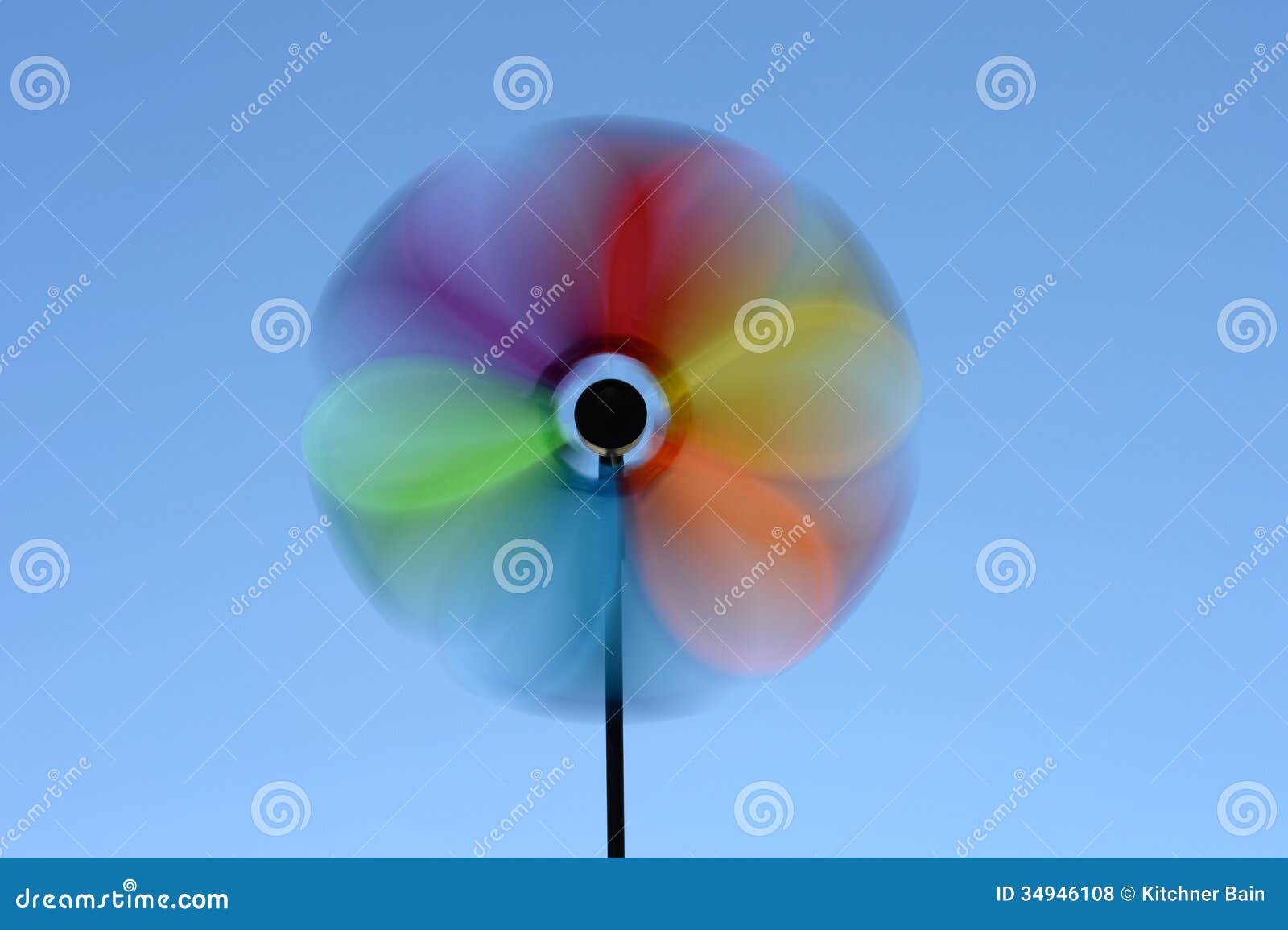 Whirly Gig stock photo. Image of summer, colorful, child - 34946108