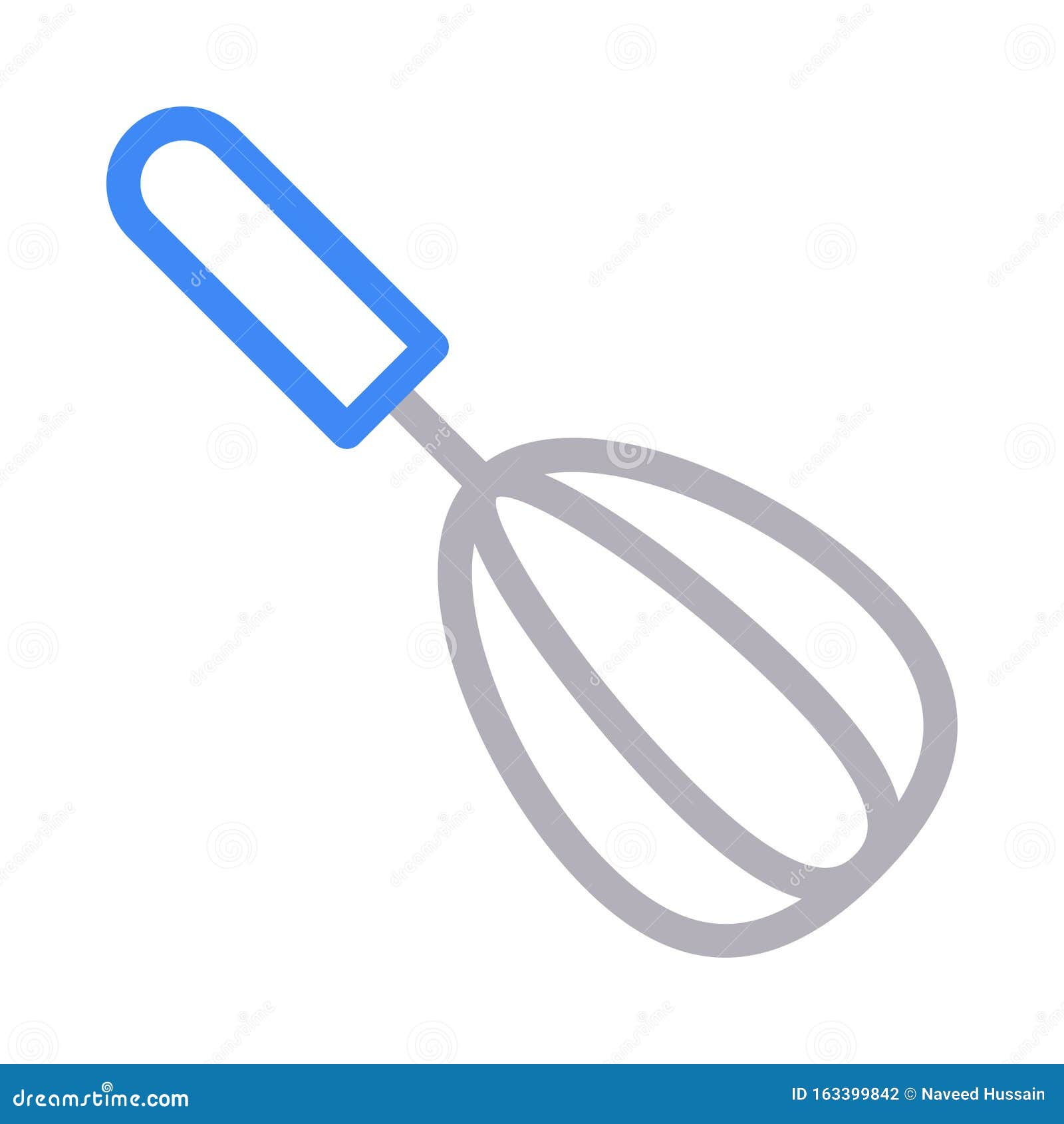 Whisk Vector Color Line Icon Stock Vector - Illustration of symbol ...